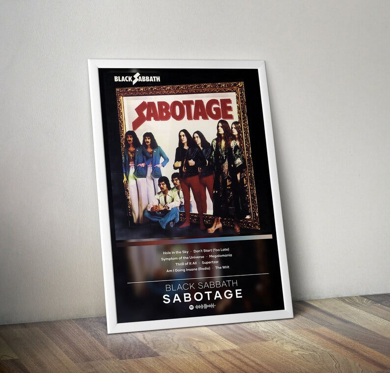 POSTER Black Sabbath Poster Print | Sabotage Poster | Album Poster ...