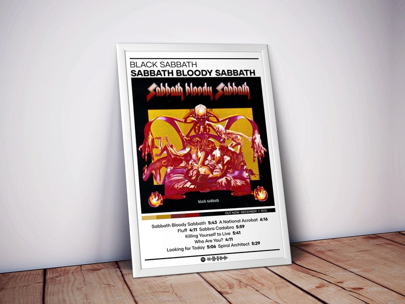 POSTER Black Sabbath Poster | Sabbath Bloody Sabbath Poster | | Album ...
