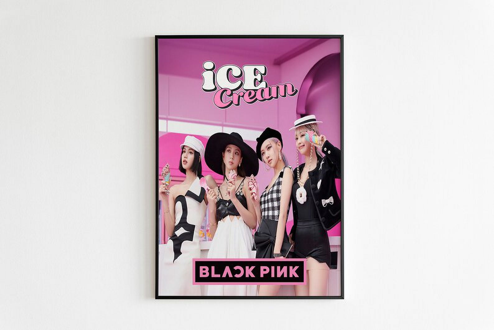 POSTER BlackPink Poster, Blackpink ice cream, Kpop Wall Art, Kpop ...