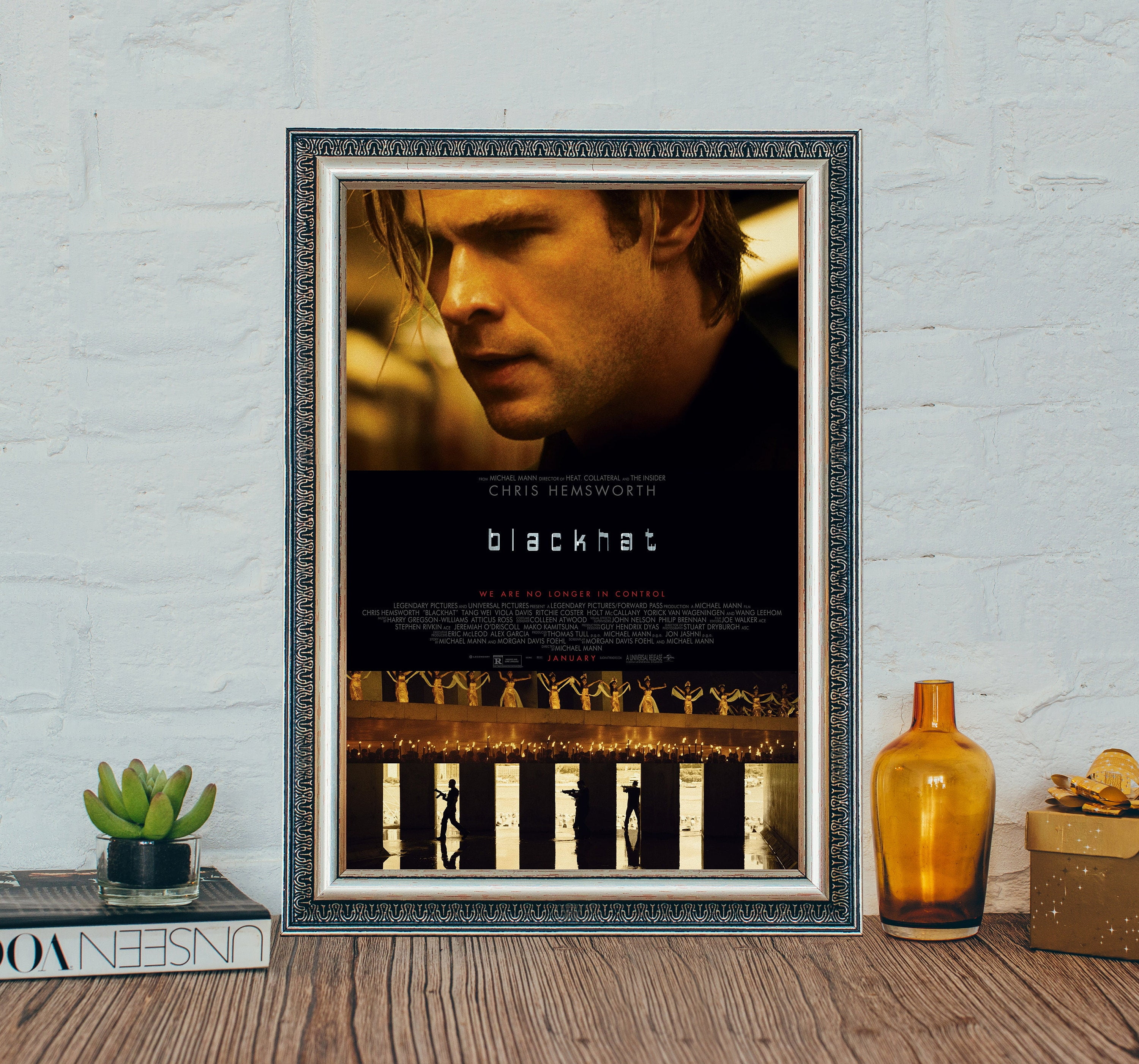 POSTER Blackhat (2015) Movie Poster, Chris Hemsworth Classic Movie ...