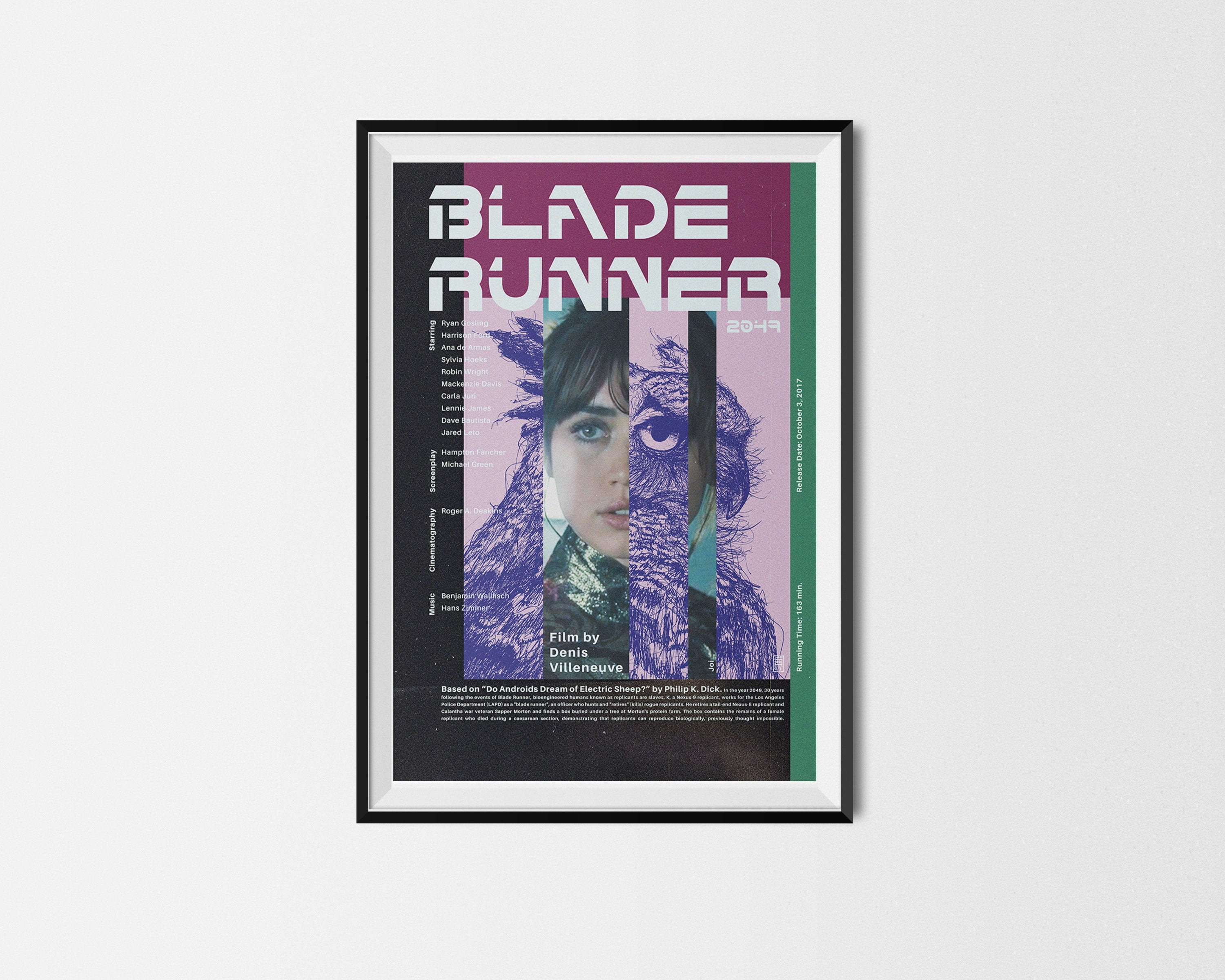 POSTER Blade Runner 2049 - Alternative Movie Poster - Retro - Joi - Ana ...