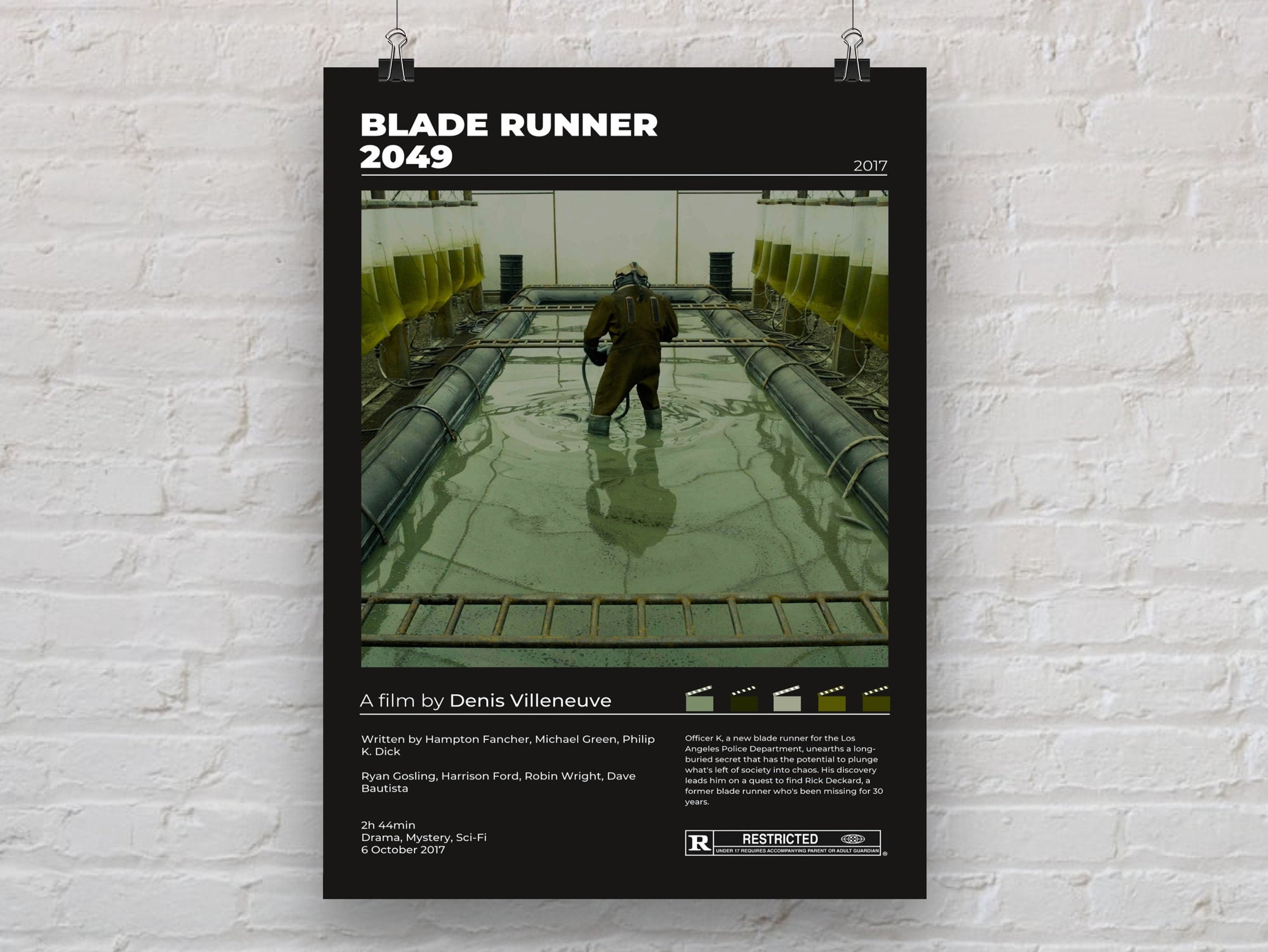 POSTER Blade Runner 2049 Poster | Denis Villeneuve | Minimalist Movie ...