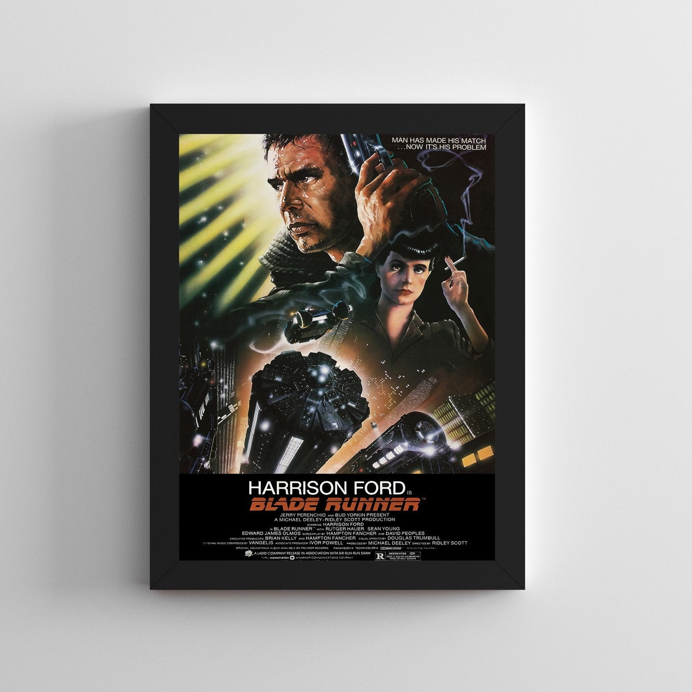 Poster Blade Runner Sci-Fi Film / Movie Poster -UNFRAMED - Walmart.com