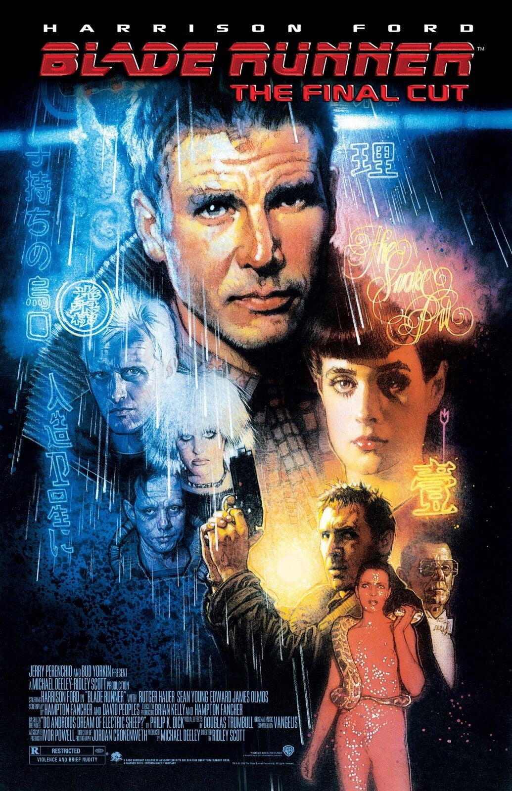 POSTER Blade Runner movie poster (b) " - Harrison Ford, Ridley Scott ...
