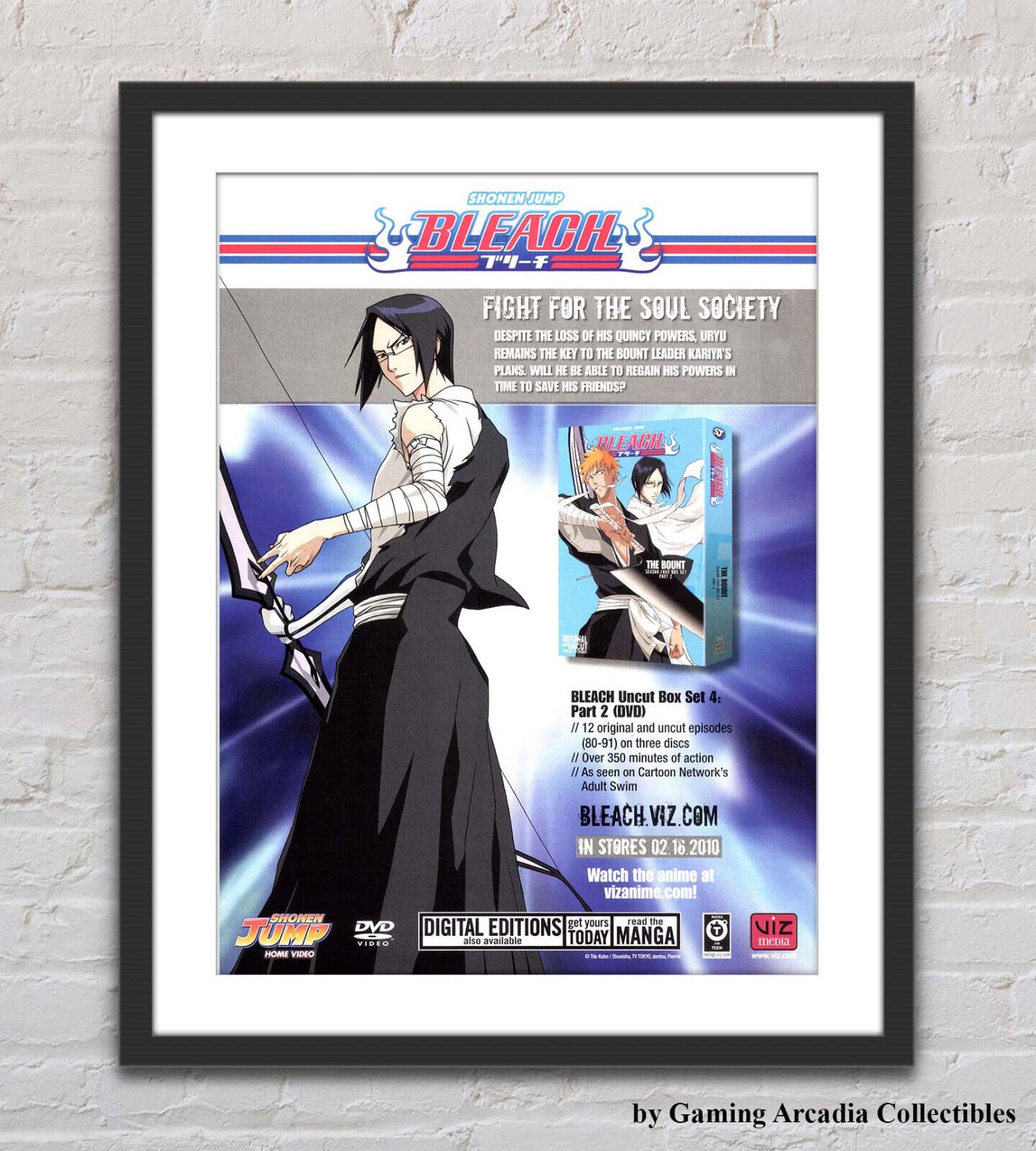 POSTER Bleach Uncut Box Set 4 Part 2 DVD Poster-12x18-UNFRAMED ...