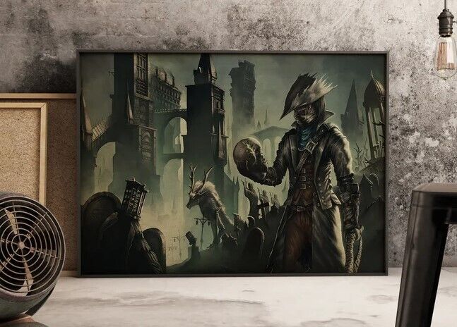 POSTER Bloodborne Game Poster | Gothic Horror Art-8x12-UNFRAMED ...