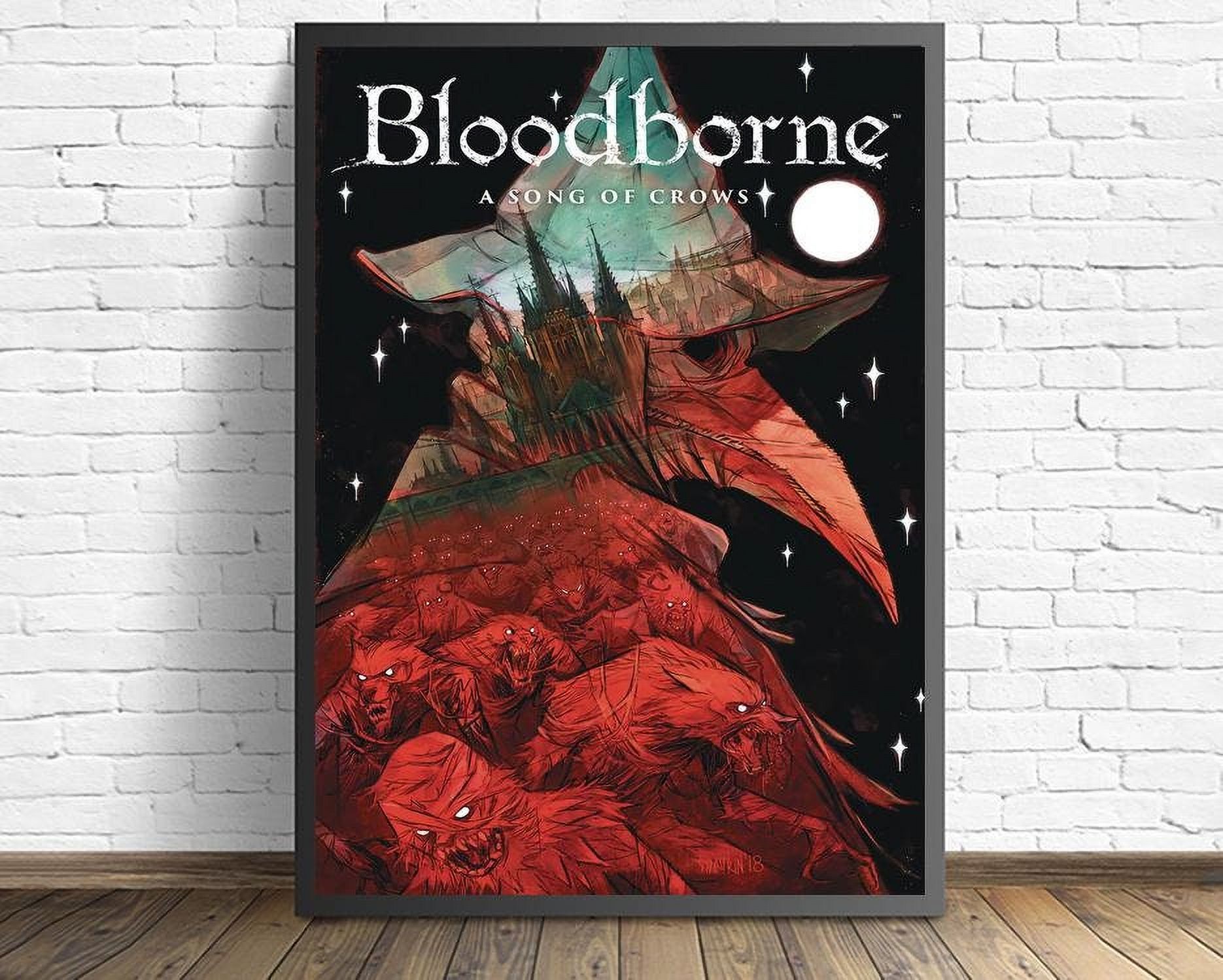 POSTER Bloodborne Game Poster Wall art Painting Living Room Home Decor ...