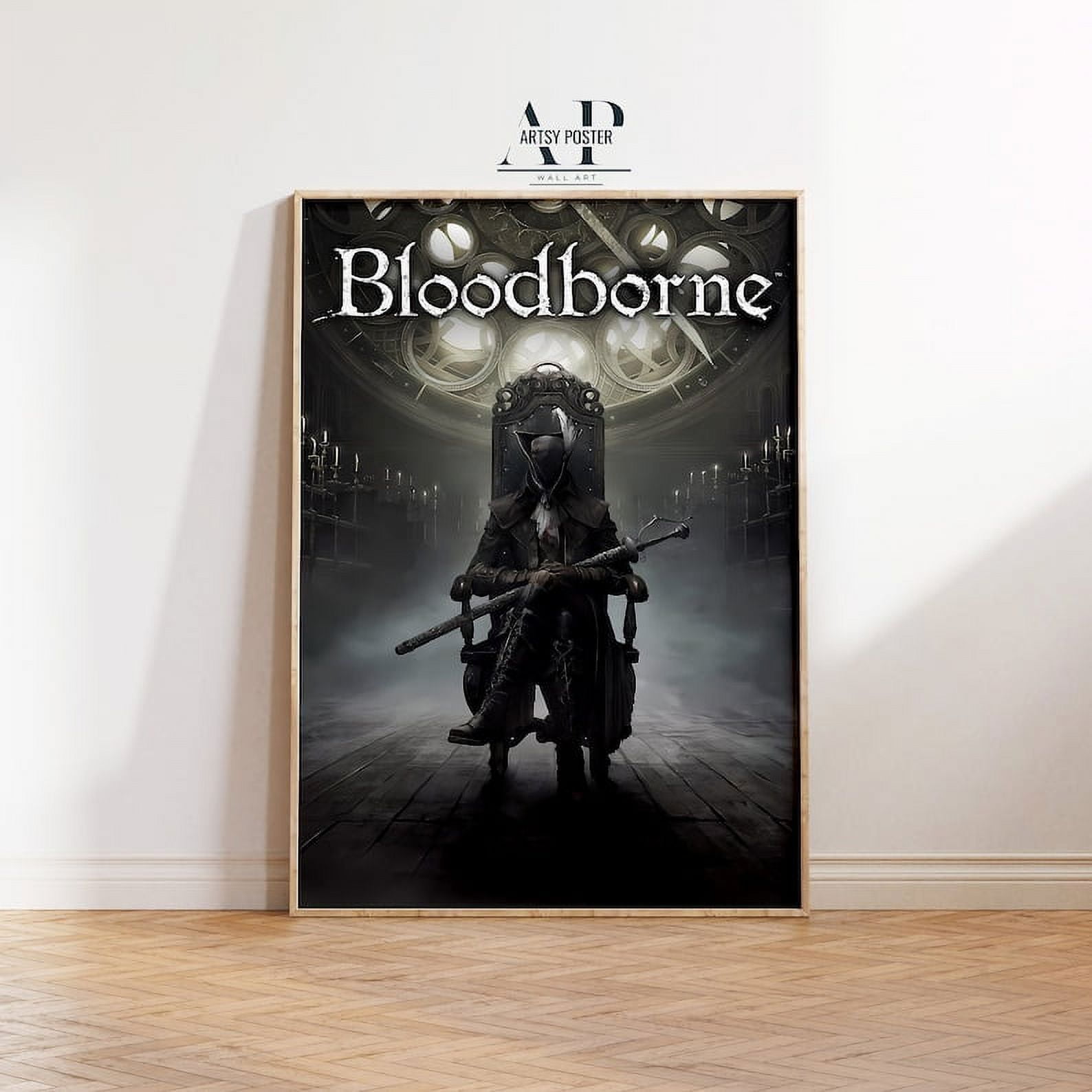 POSTER Bloodborne Game Poster, Yharnam City Wall Art, Gaming Room Decor ...