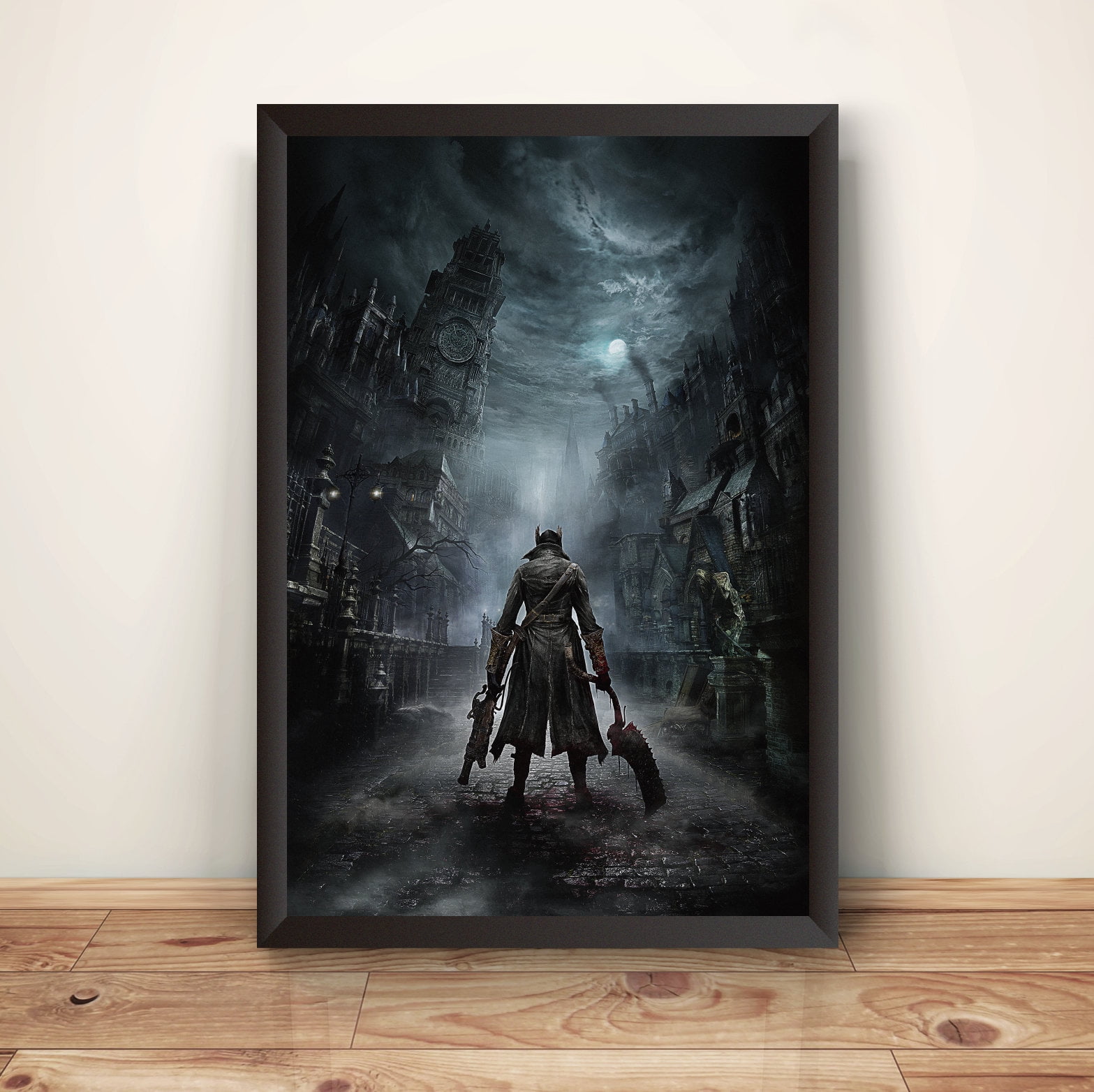 POSTER Bloodborne Hunter At Yharnam Premium Poster.-UNFRAMED - Walmart.com