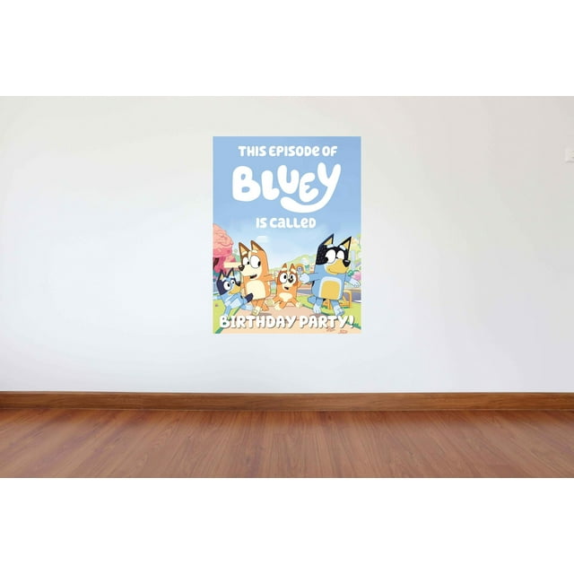 POSTER Bluey Birthday episode poster decoration-UNFRAMED - Walmart.com