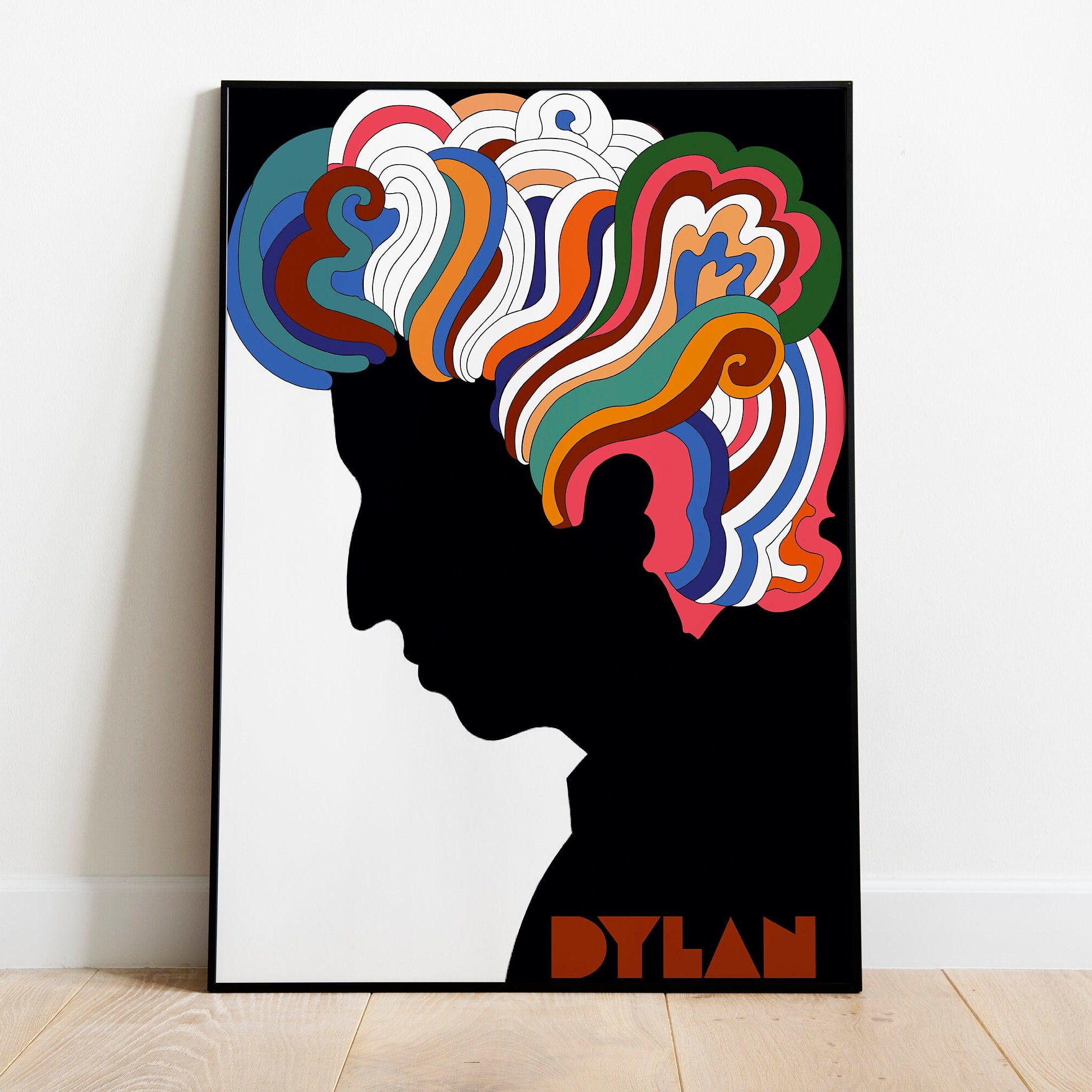POSTER Bob Dylan Vector Poster | Bob Dylan Fan | Blowing in the Wind ...