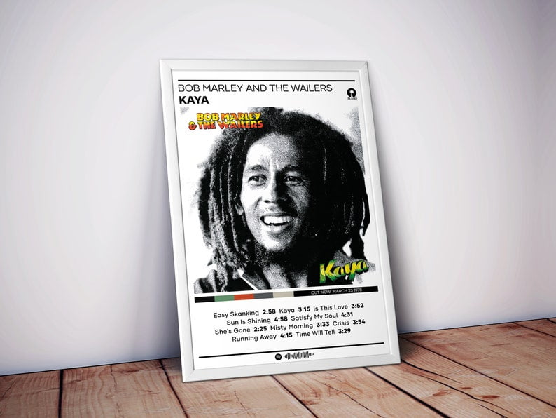 POSTER Bob Marley & The Wailers Poster | Kaya Poster | | Album Poster ...