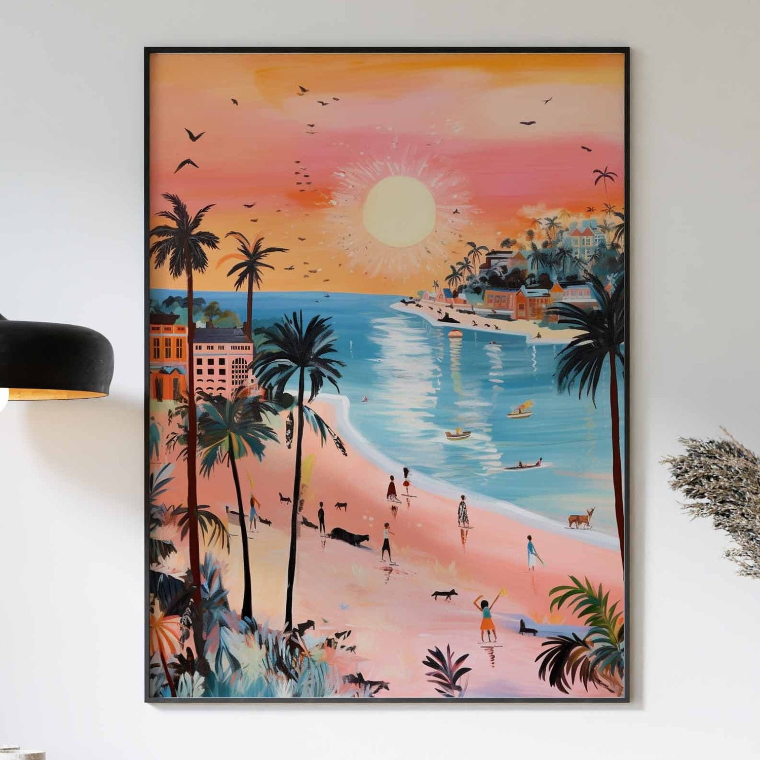 POSTER Boho Art, Boho Print, Rustic Beach Art, Vintage Coastal DEcor ...