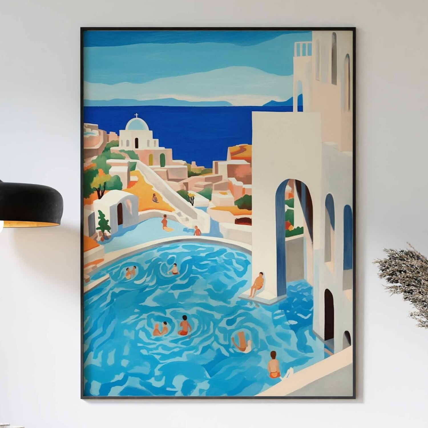 POSTER Boho Art, Swimming Pool Art, Swimming Poster, Bathroom Wall Art ...