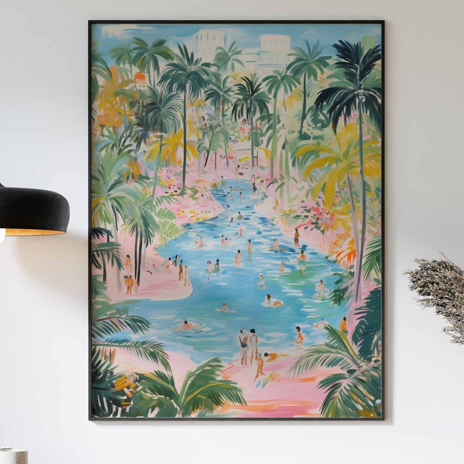 POSTER Boho Art, Swimming Pool Art, Swimming Poster, Bathroom Wall Art ...