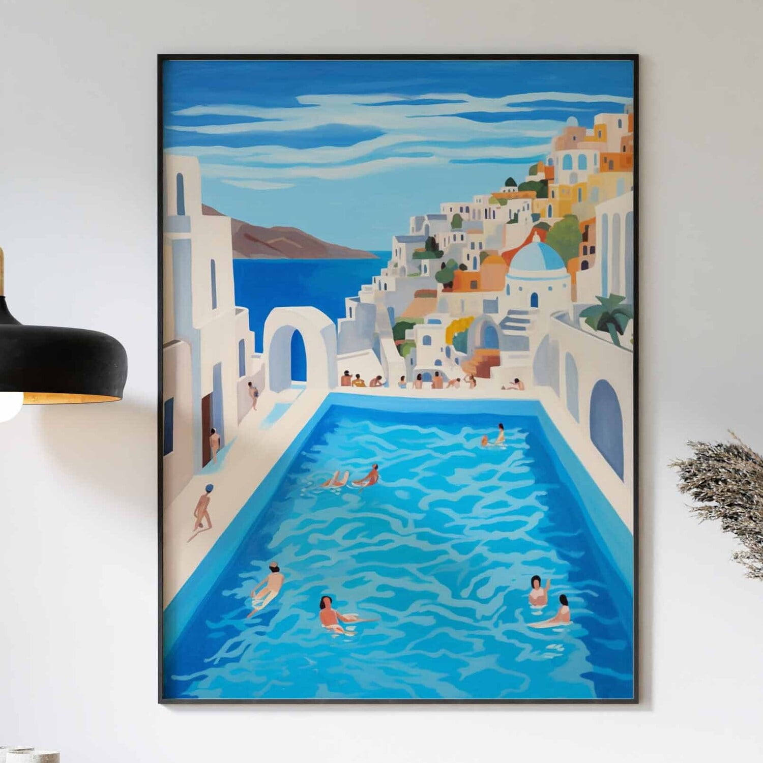 POSTER Boho Art, Swimming Pool Art, Swimming Poster, Bathroom Wall Art ...