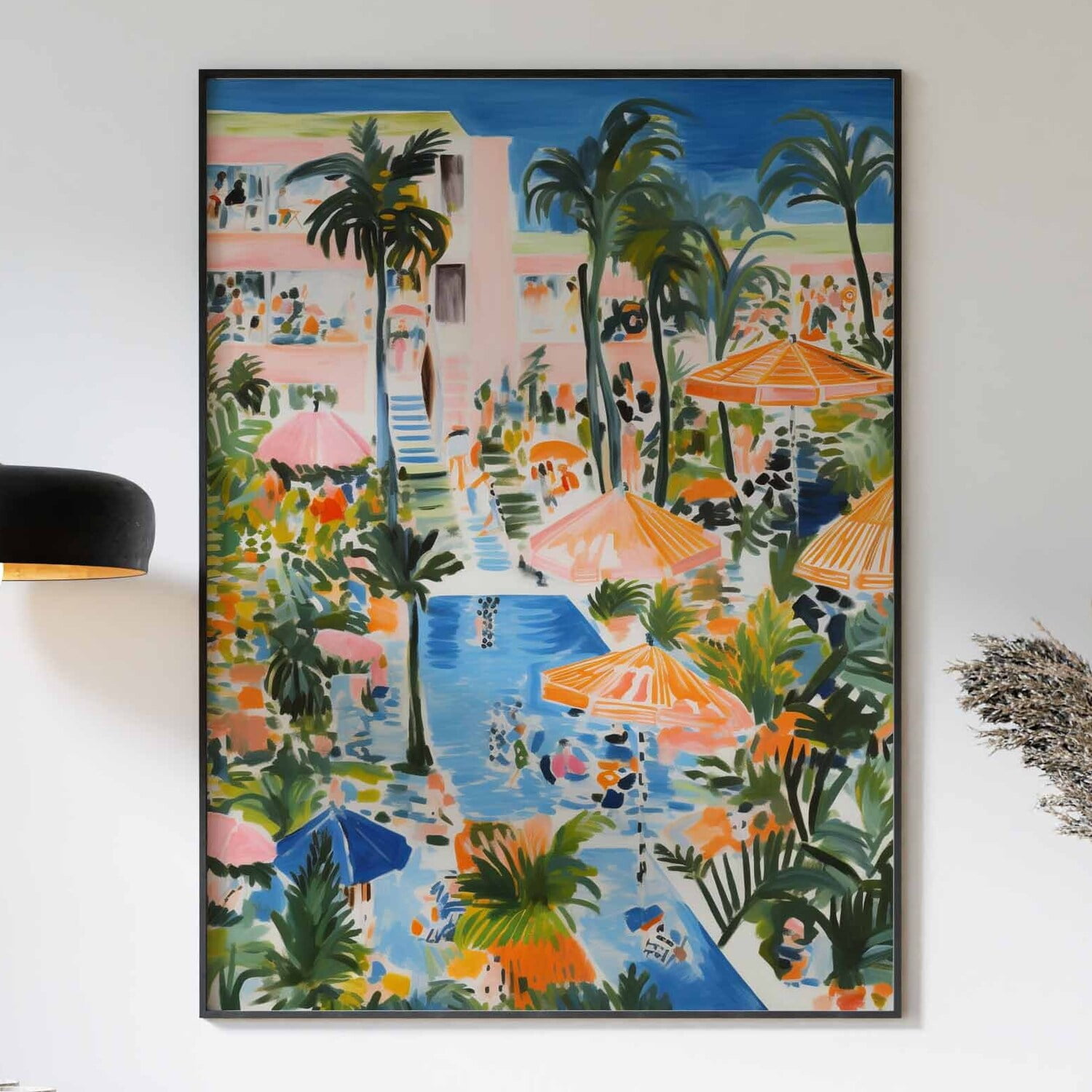 POSTER Boho Art, Swimming Pool Art, Swimming Poster, Bathroom Wall Art ...