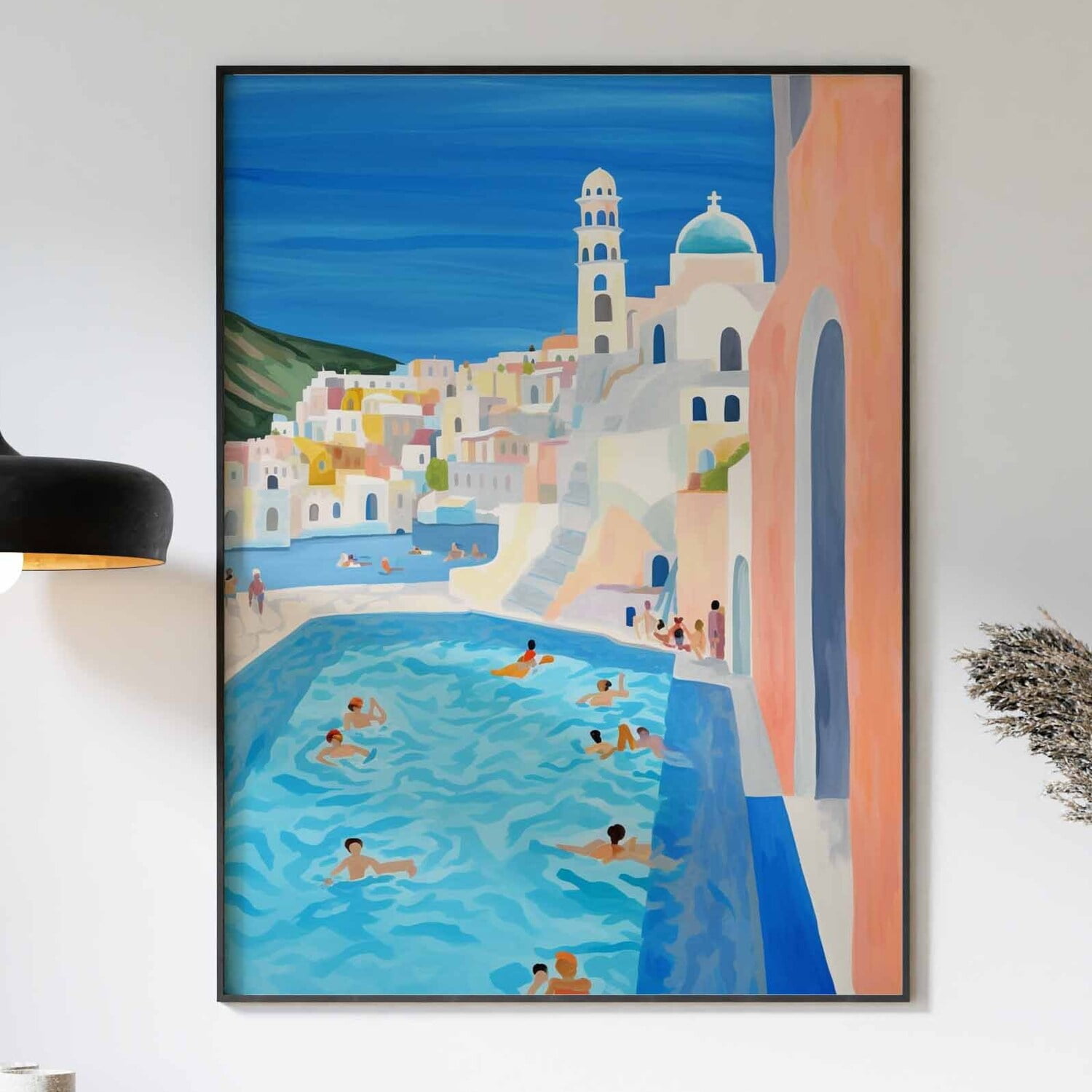 POSTER Boho Art, Swimming Pool Art, Swimming Poster, Bathroom Wall Art ...