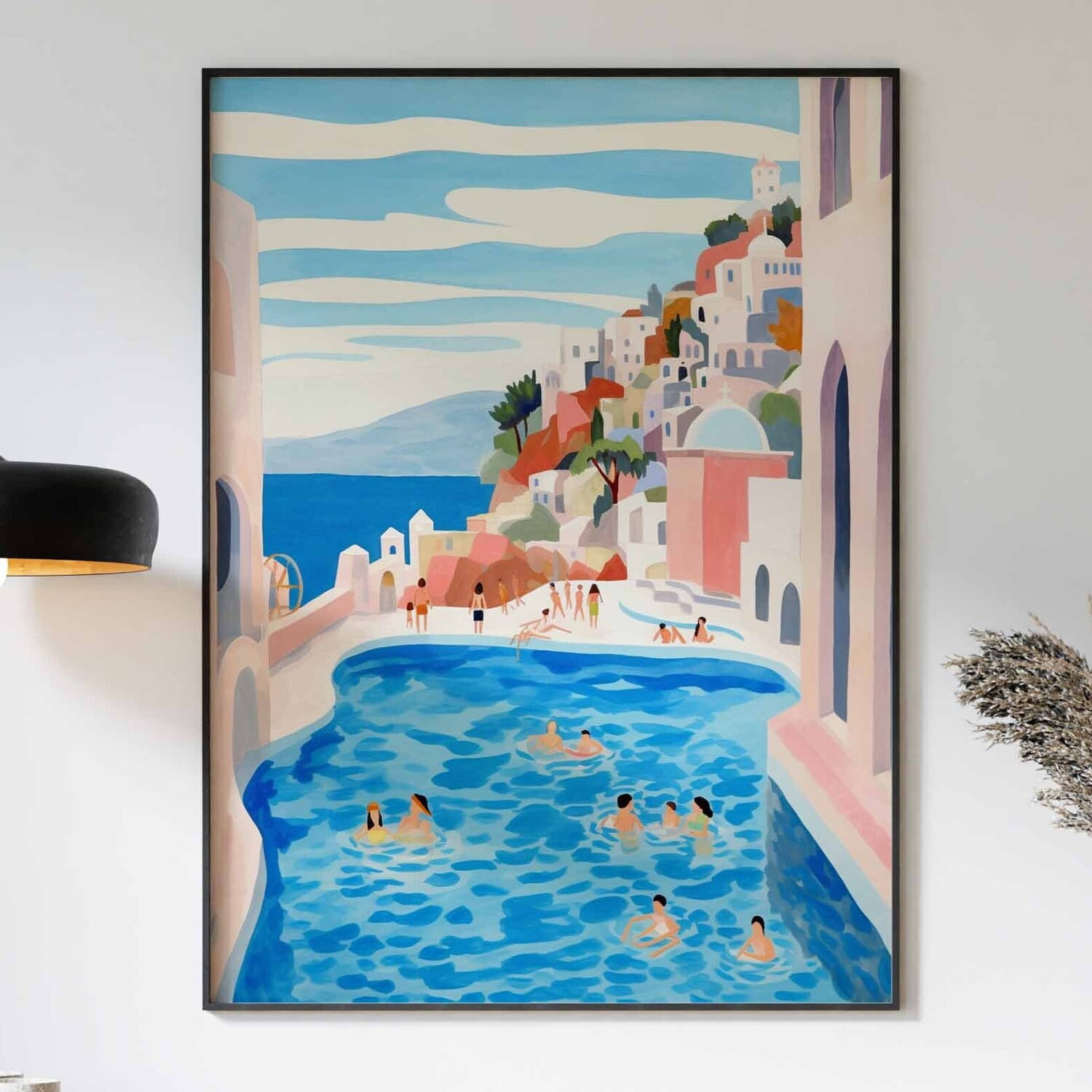 POSTER Boho Art, Swimming Pool Art, Swimming Poster, Bathroom Wall Art ...