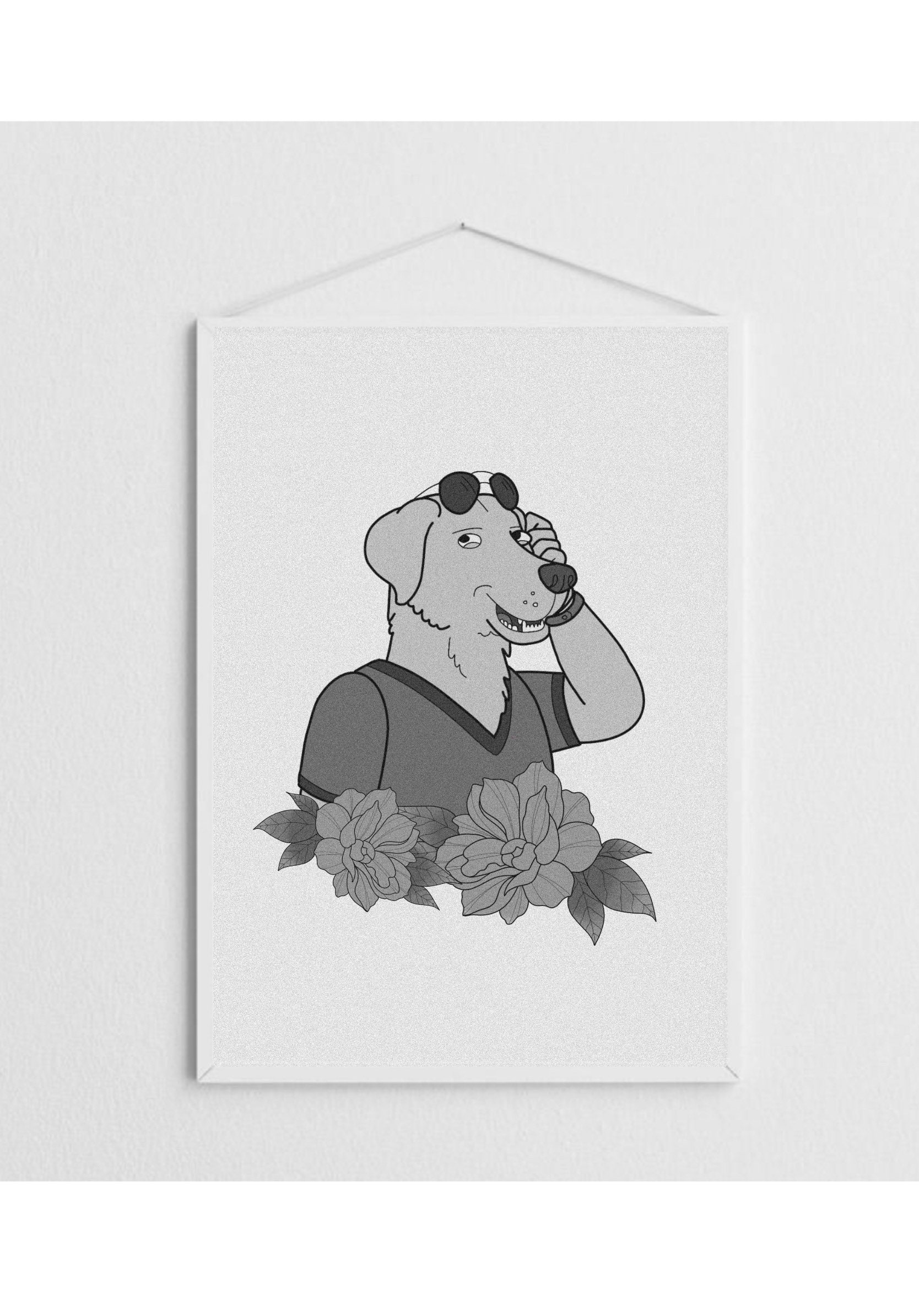 POSTER Bojack Horseman Tv Show Poster, Mr Peanutbutter Print, Wall Art-UNFRAMED - Walmart.com