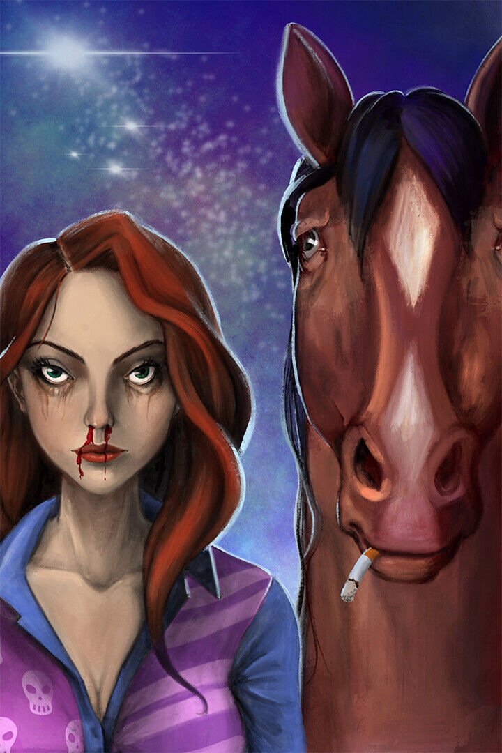 POSTER Bojack Horseman and Sarah Lynn Decor Wall Art Print - POSTER-16x24-UNFRAMED - Walmart.com