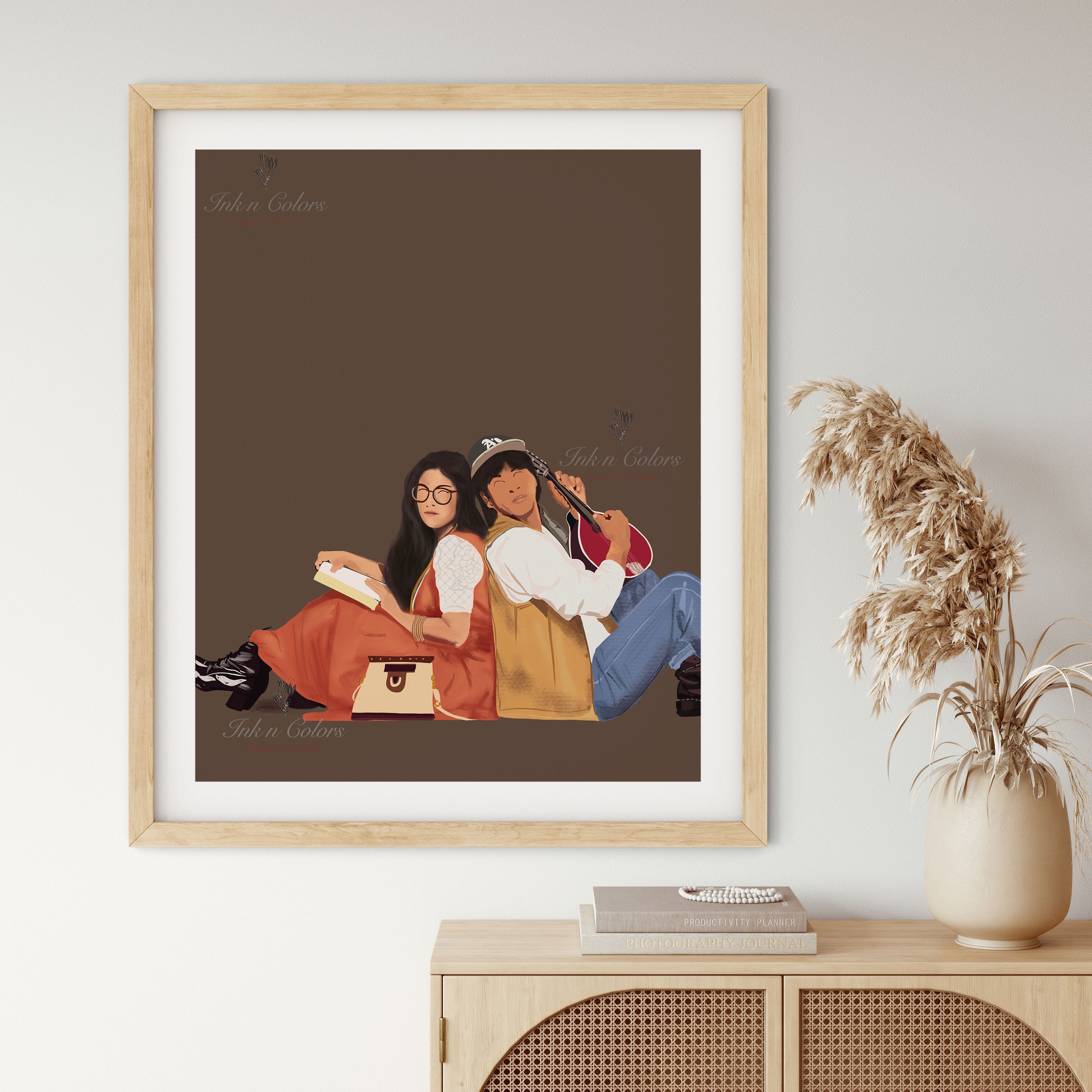 POSTER Bollywood Art-Dilwale Dulhaniya le Jayenge,Train scene,DDLJ ...