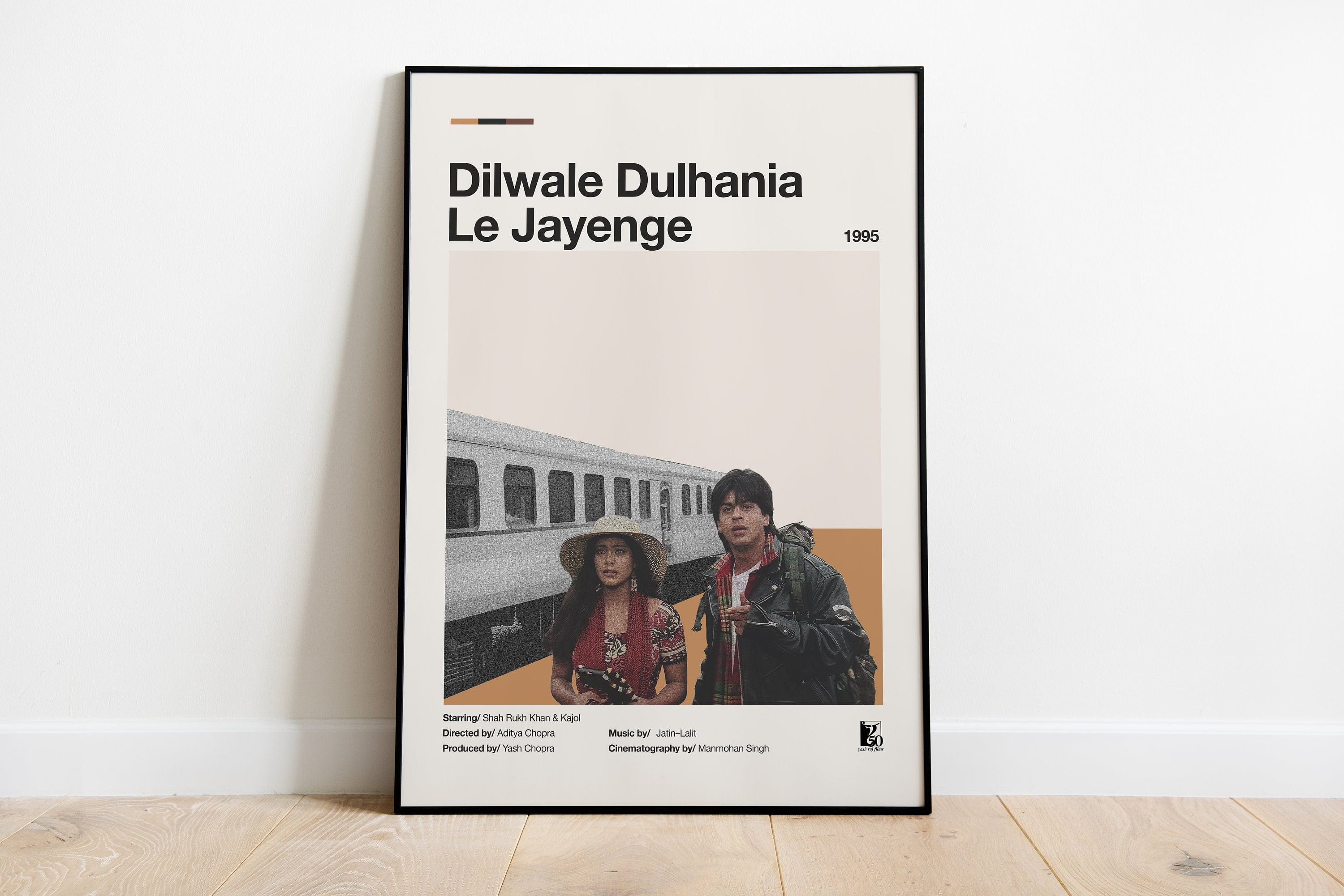 POSTER Bollywood Film Poster Dilwale Dulhania Le Jayenge, Shah Rukh ...