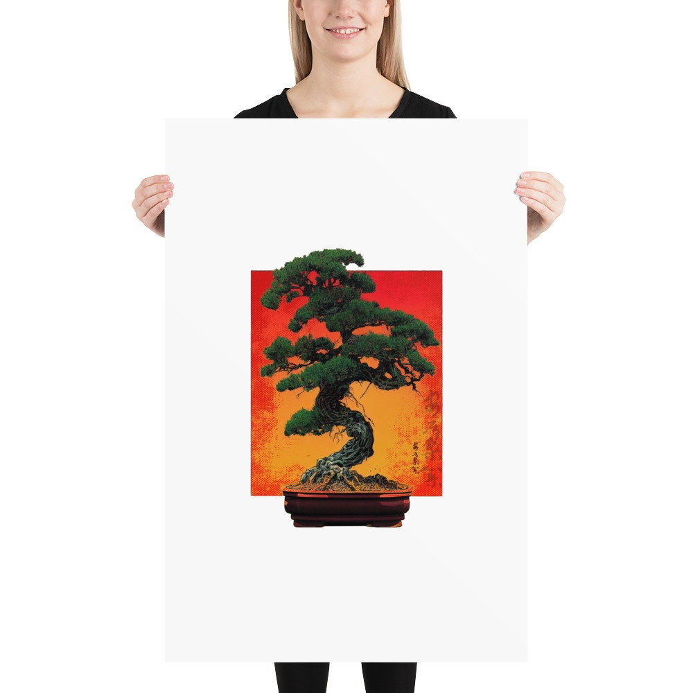 POSTER Bonsai Art, Bonsai Poster, Bonsai style, Bonsai Home Decor, Art of Bonsai Wall Art ...