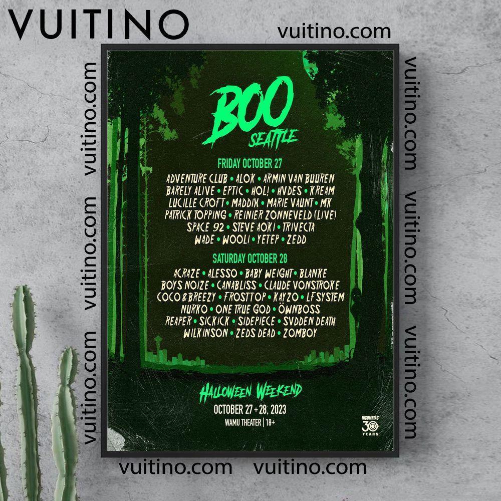 POSTER Boo Seattle 2024 Dates Vertical Poster-16x24-UNFRAMED - Walmart.com