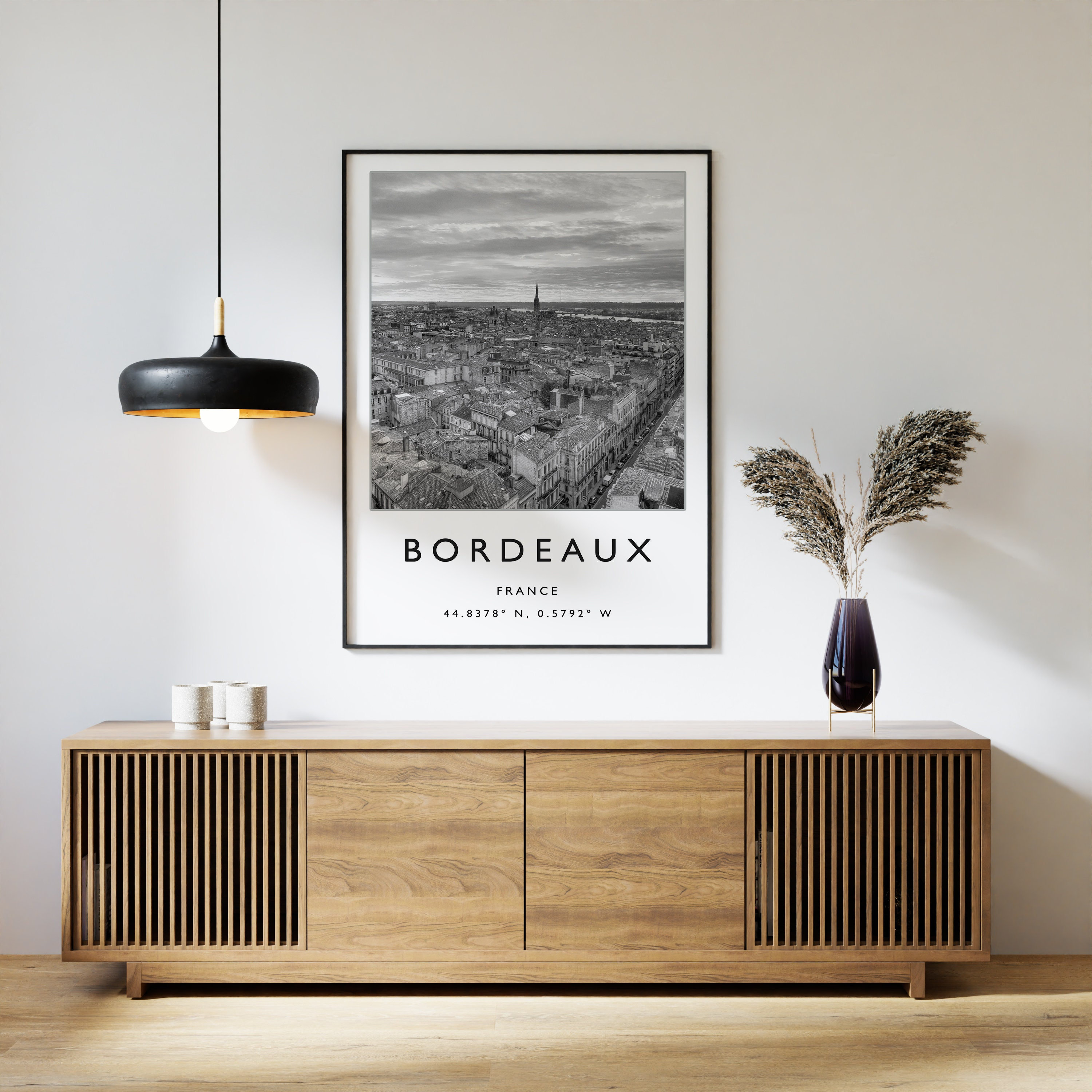 POSTER Bordeaux Poster, Bordeaux Travel Print, France Travel Poster, Travel Decor, Minimalist ...