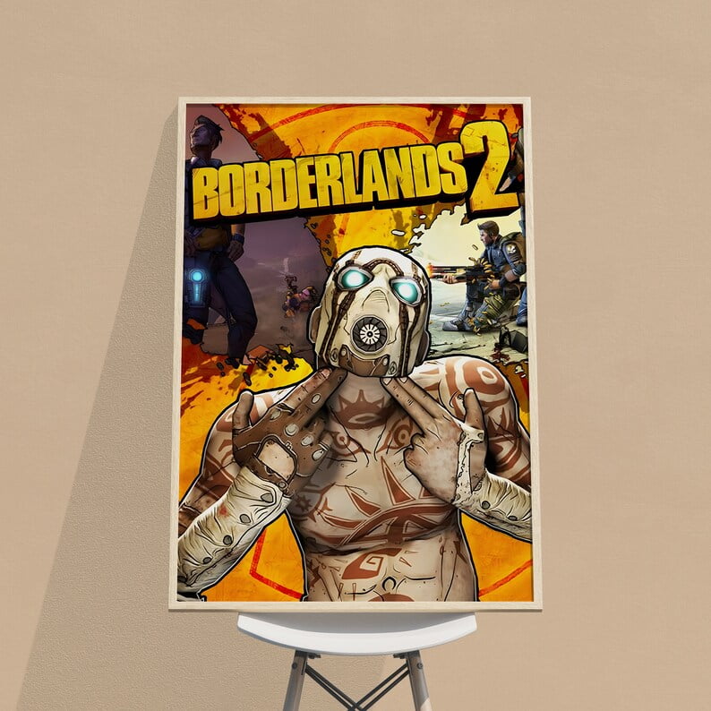 POSTER Borderlands 2 Poster, Game Posters, Wall Art, High Quality Print ...