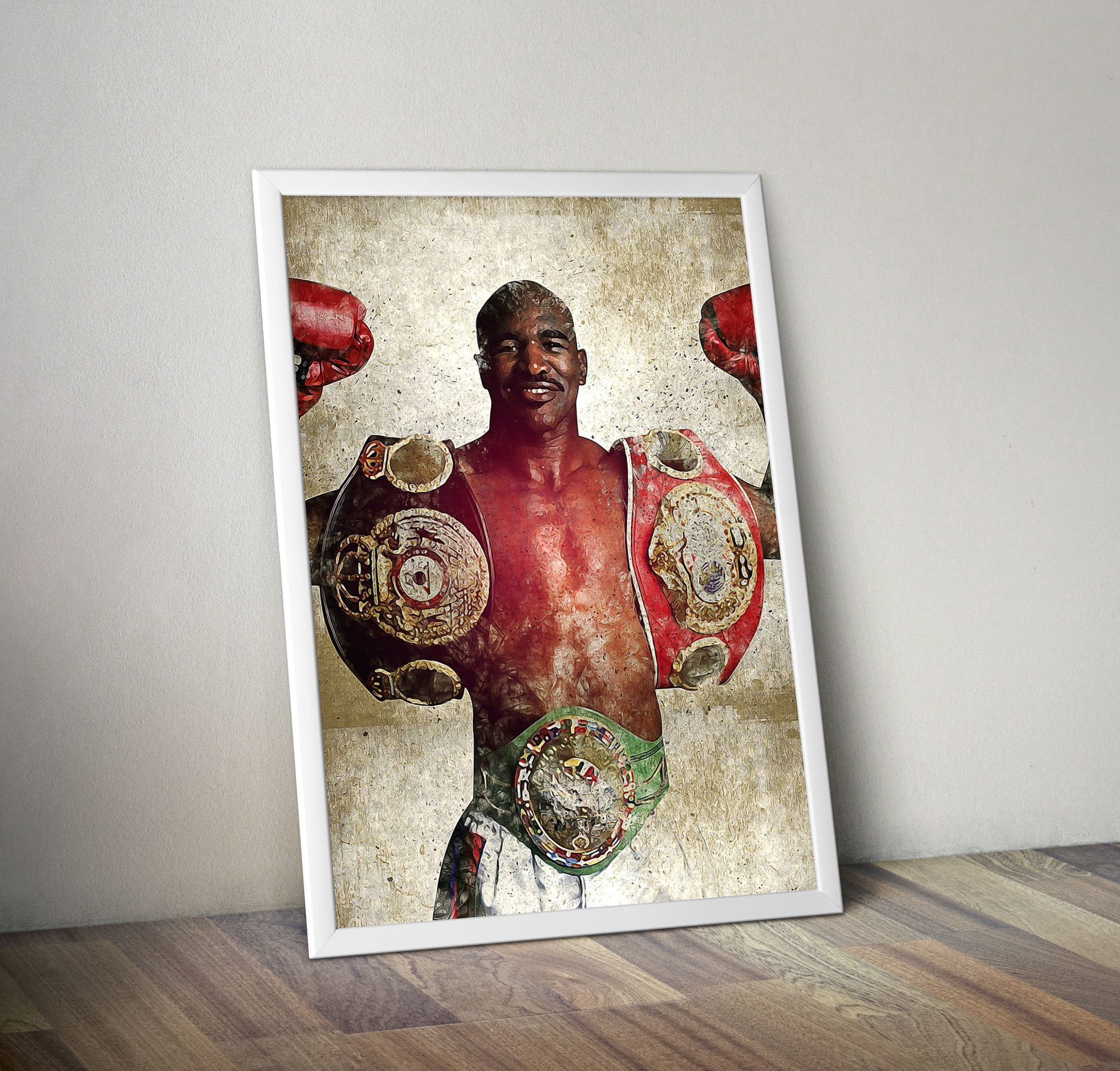 POSTER Boxing Poster Evander Holyfield Poster MMA Poster Fight Fan Cave ...