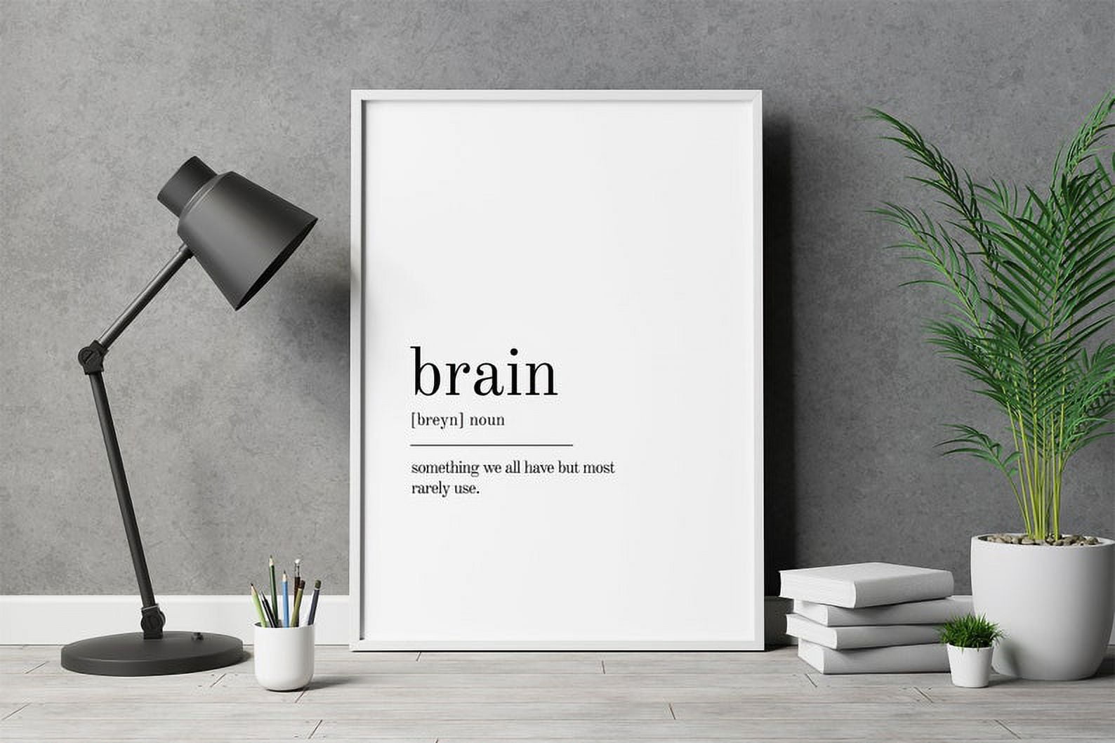 POSTER Brain Definition Print, Brain Wall Art Prints, Brain Art,, Brain ...