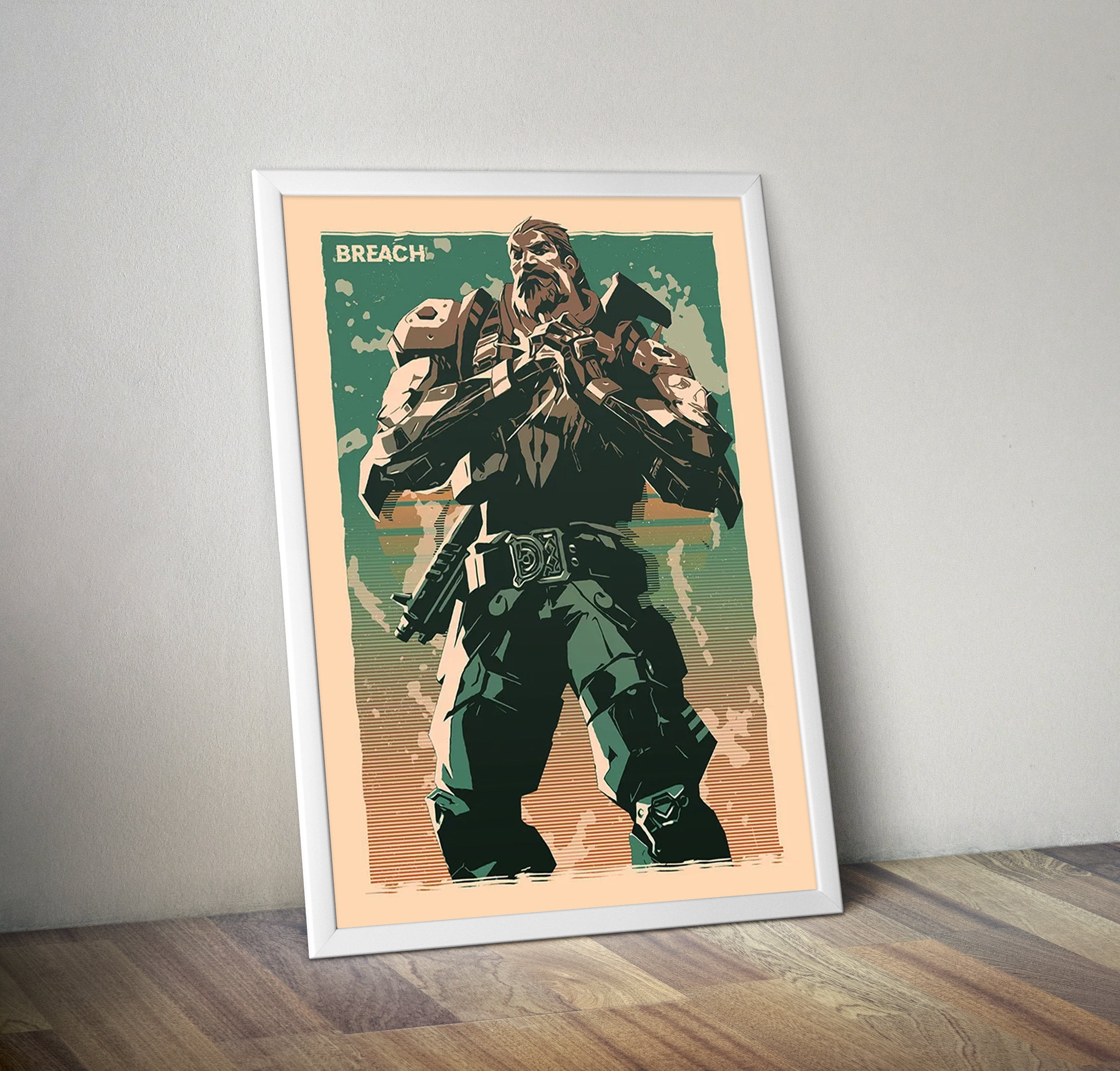 POSTER Breach Valorant Poster Valorant Valorant Poster Gamer Room Decor ...