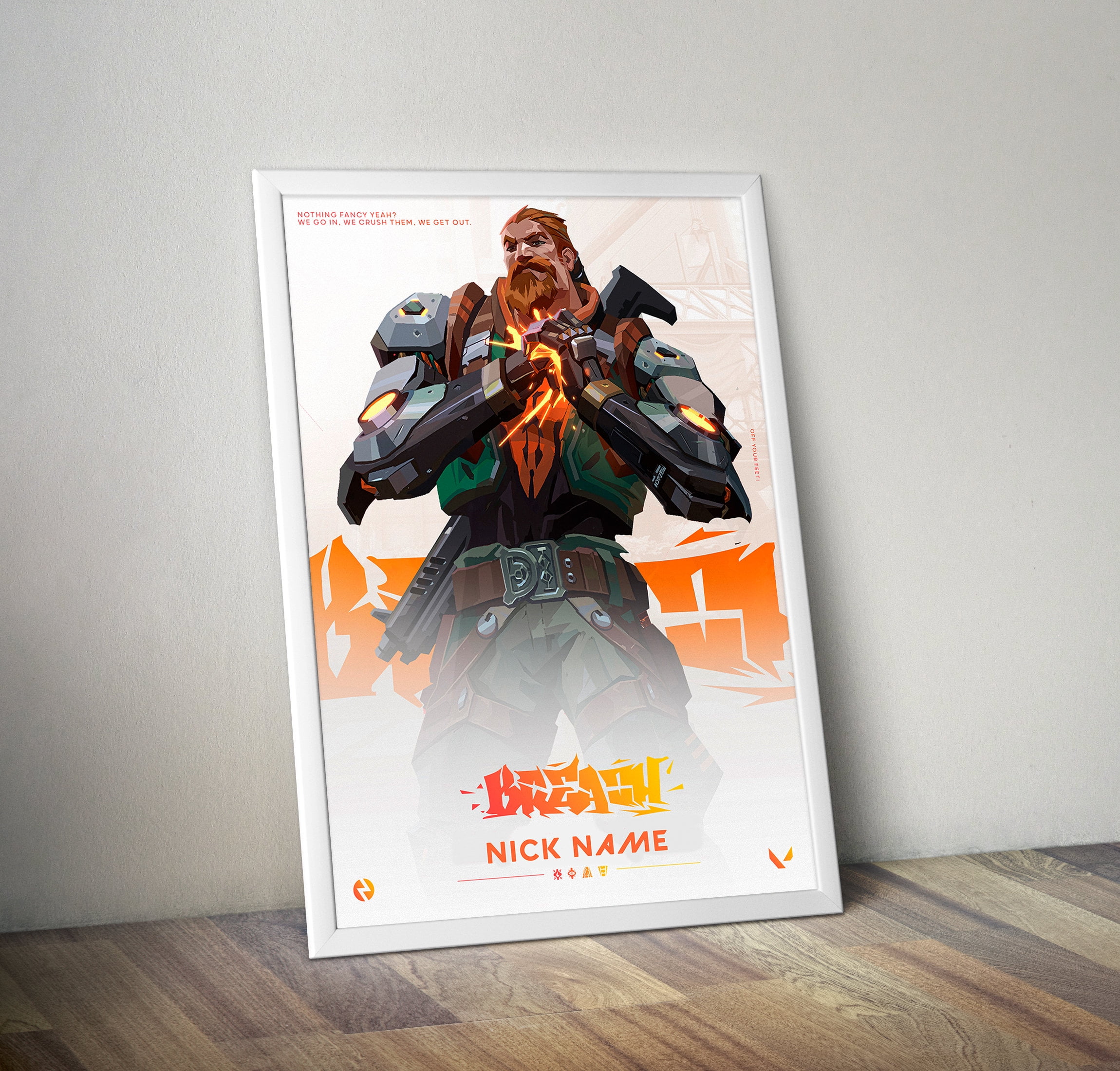 POSTER Breach Valorant Valorant Poster Gaming Poster Gamer Room Decor ...