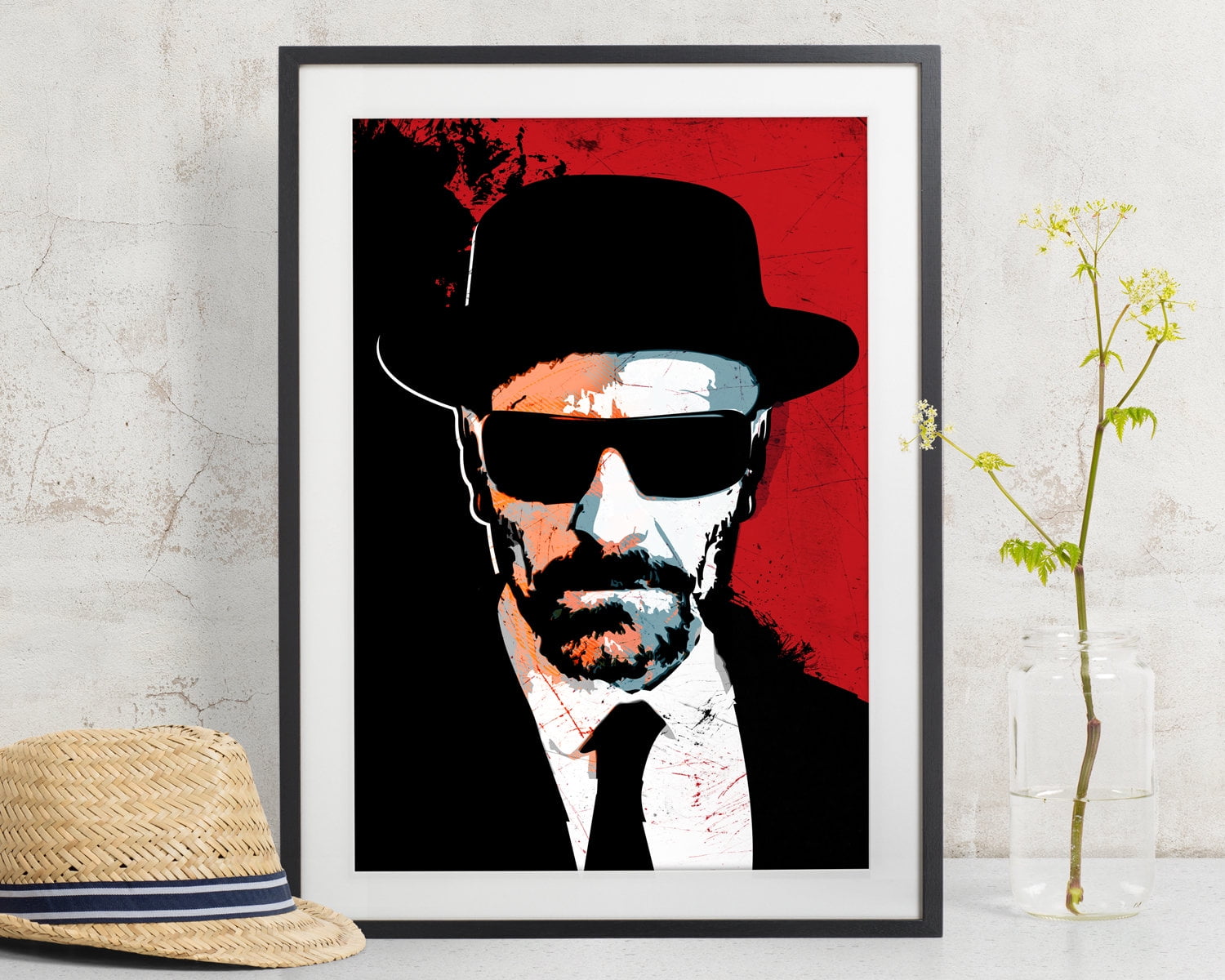 POSTER Breaking Bad - Heisenberg - Fan Art illustration, Breaking Bad ...