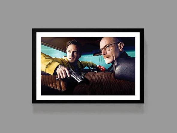 POSTER Breaking Bad Poster - Walter White Jesse Pinkman Print - TV Show ...
