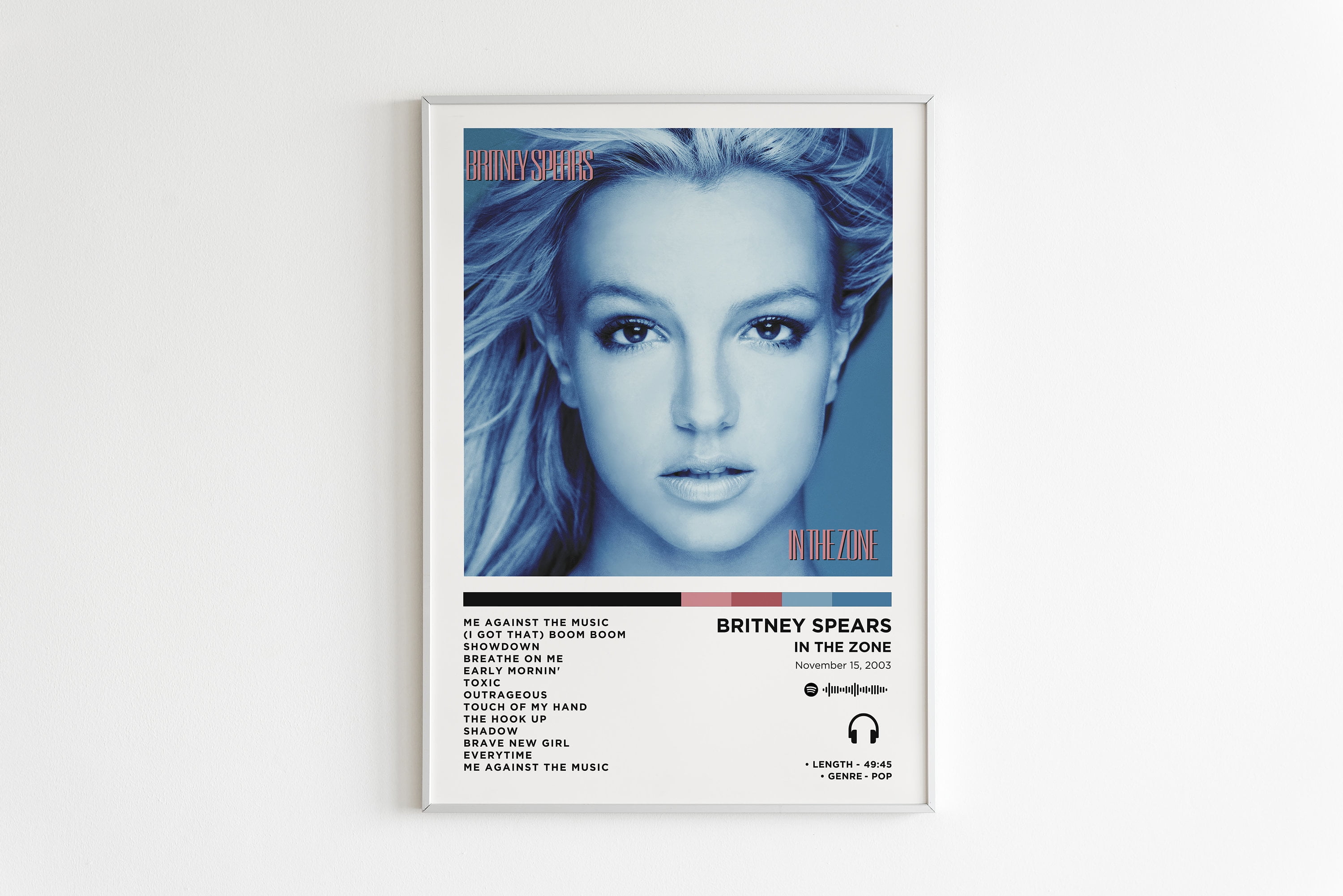 POSTER Britney Spears - In The Zone Album Poster / Album Cover Poster ...