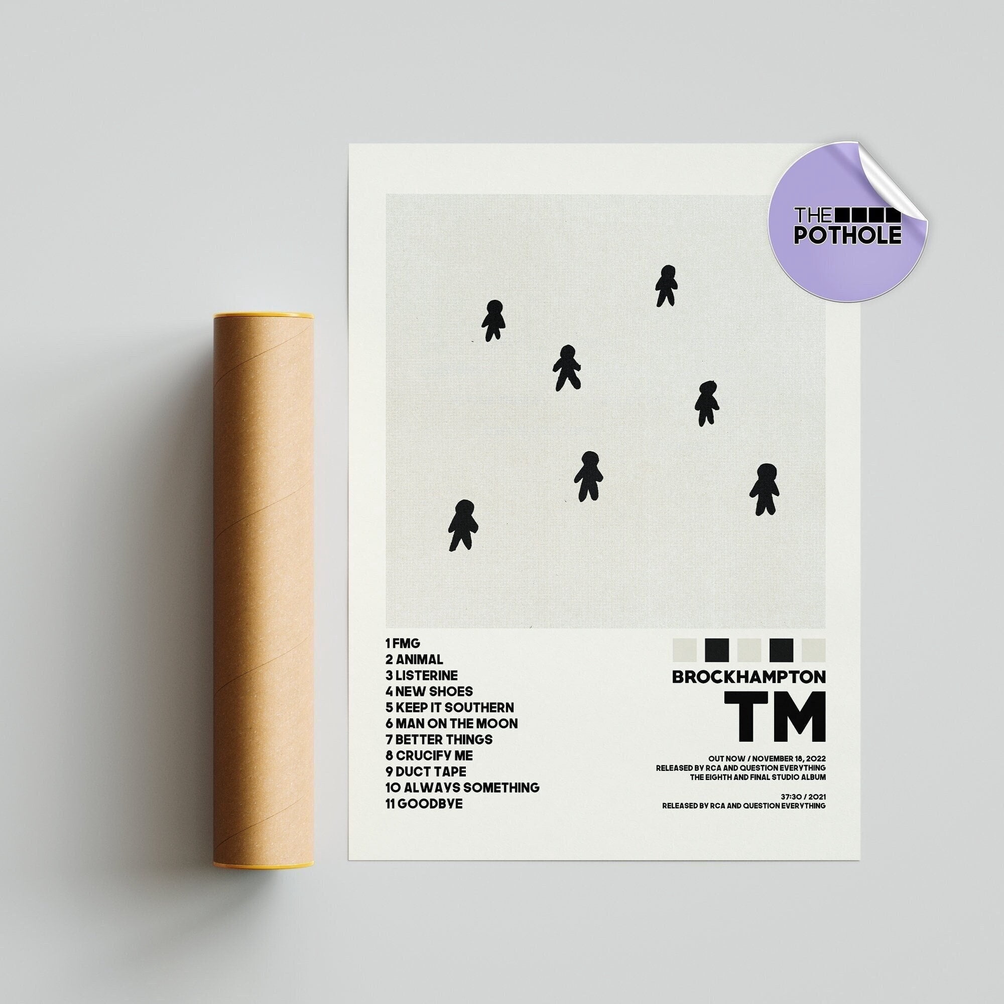 POSTER Brockhampton Posters / TM Poster, Tracklist Album Cover Poster ...