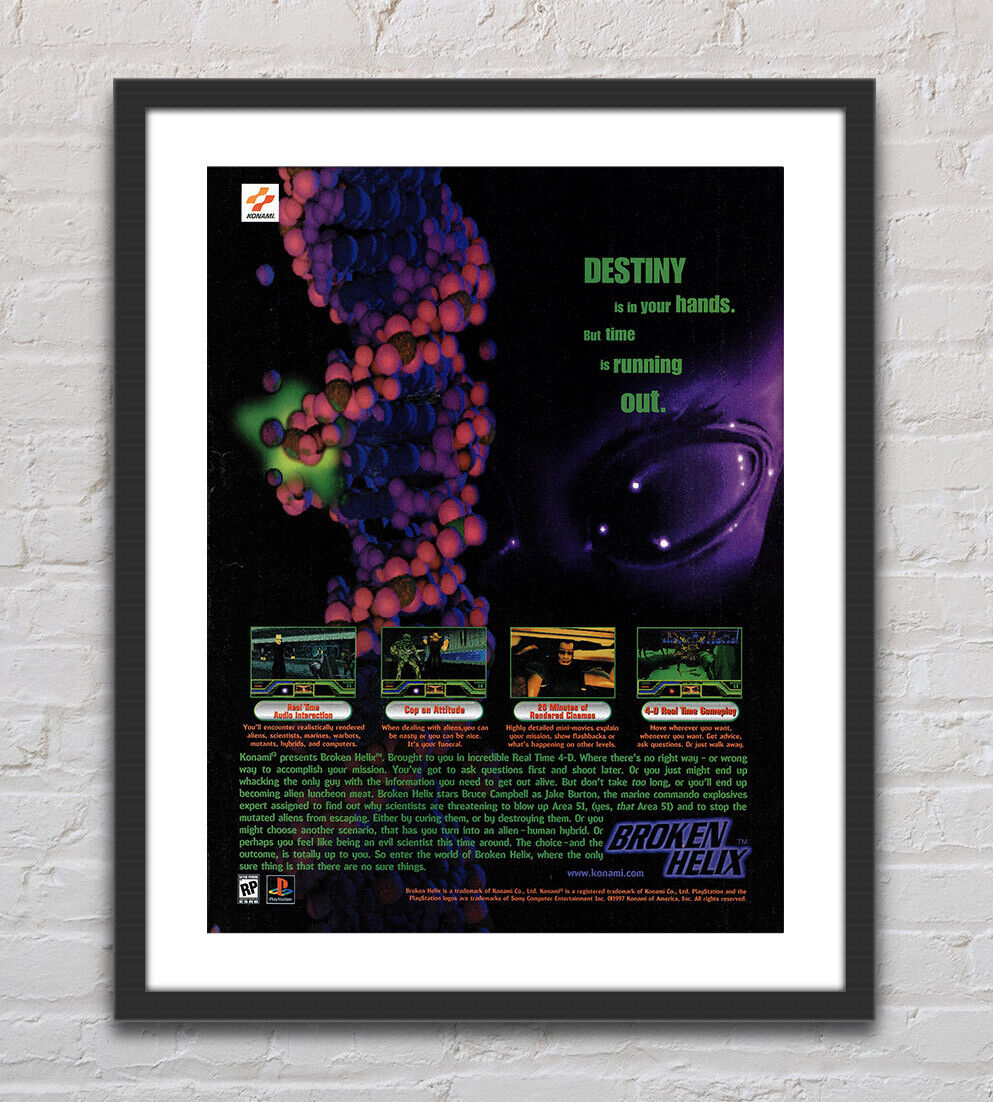 POSTER Broken Helix Playstation PS1 Poster-24x36-UNFRAMED - Walmart.com