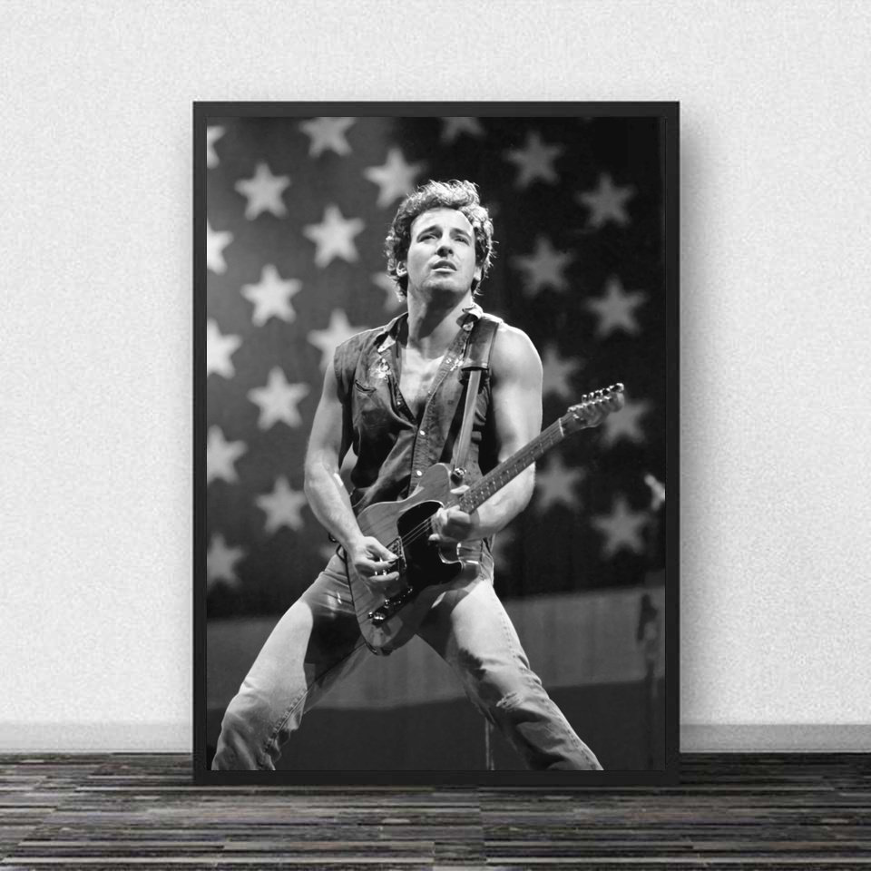 POSTER Bruce Springsteen Music Poster Painting Wall Art for Living Kids ...