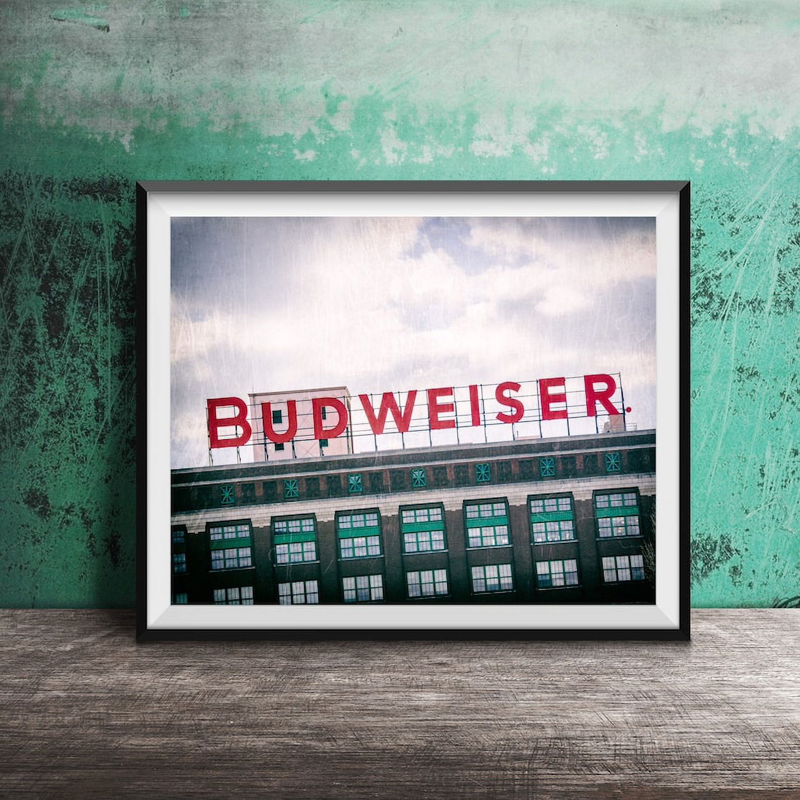 POSTER Budweiser Beer Photography Print - St Louis sign art photo ...