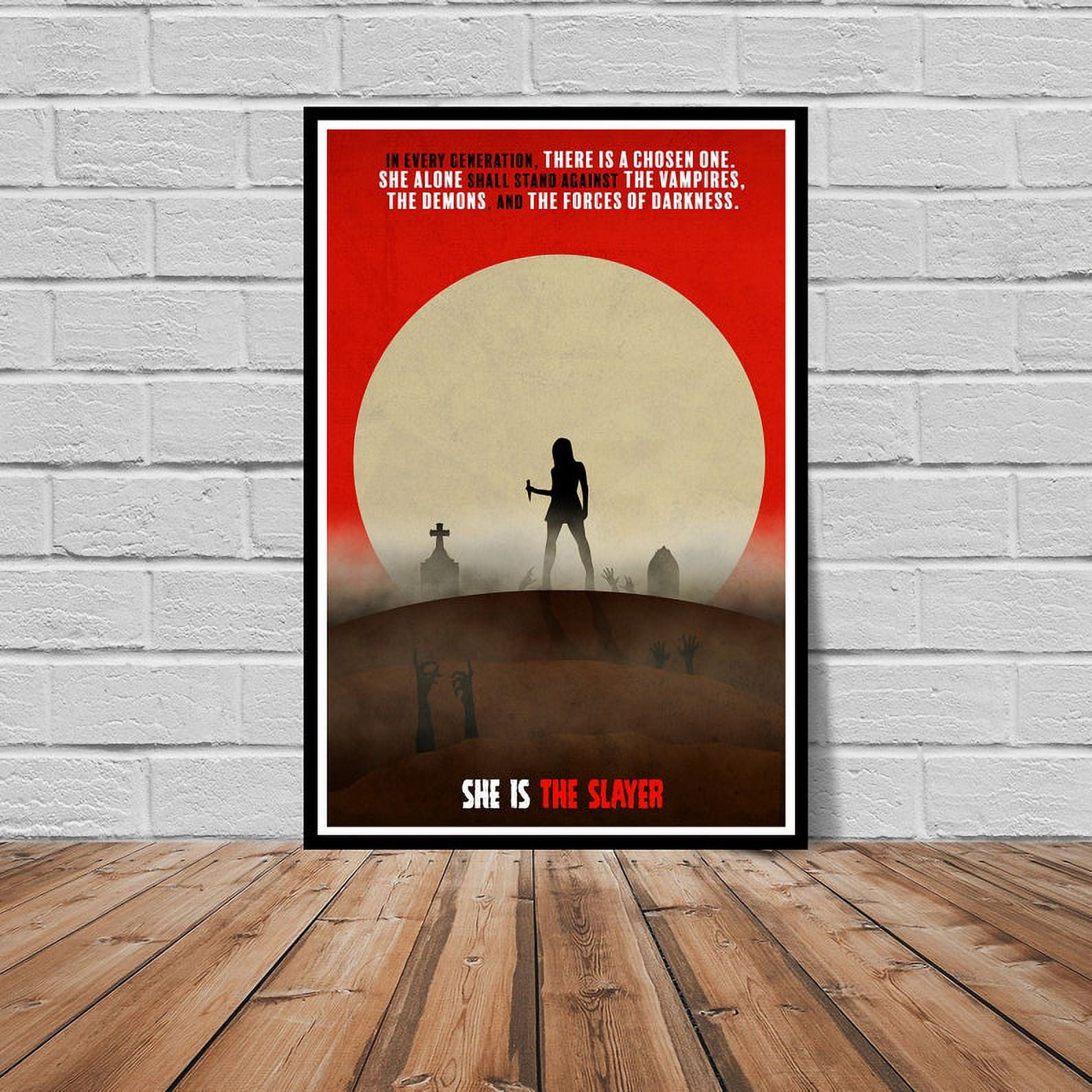 POSTER Buffy The Vampire Slayer "Chosen One" Print - Joss Whedon Sarah ...