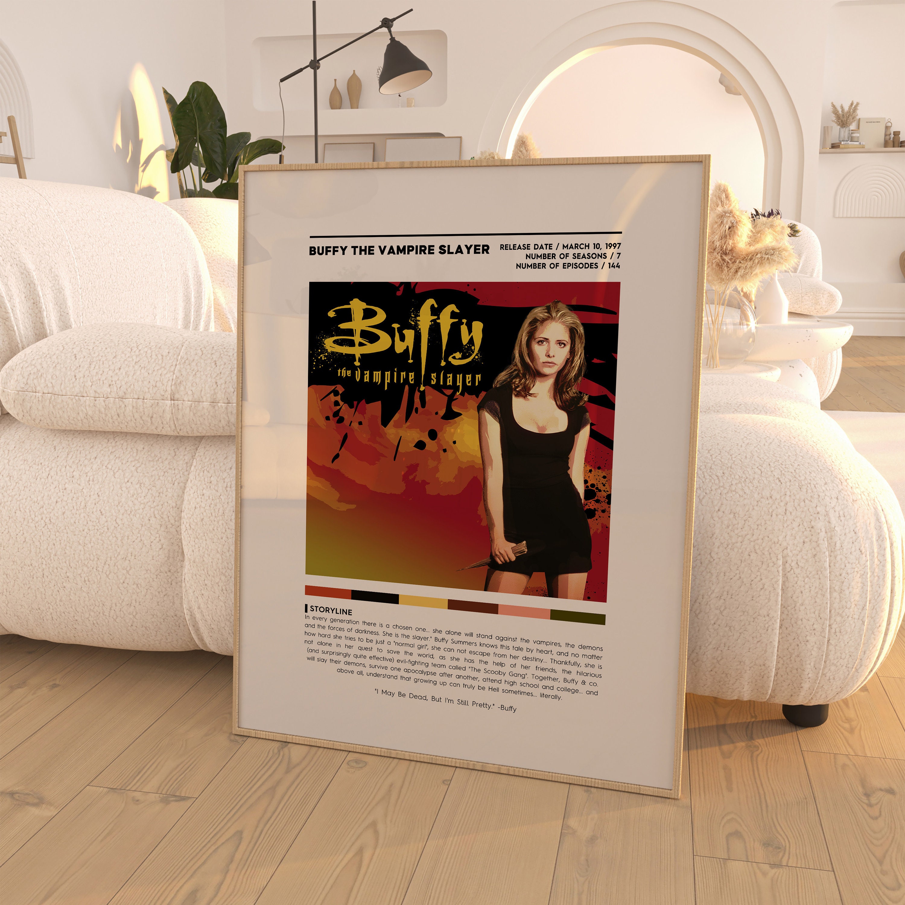 POSTER Buffy The Vampire Slayer TV Poster / TV Show Poster / Poster ...