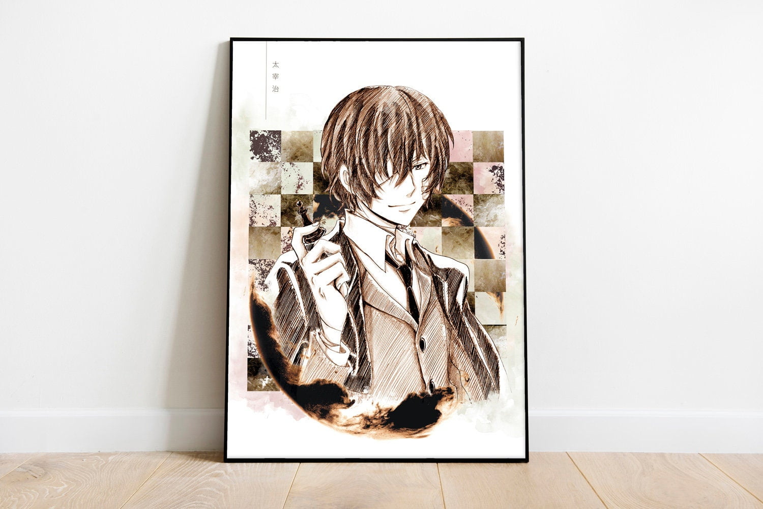 POSTER Bungo Stray Dogs The Dark Age Sketch Anime Poster - Osamu Dazai ...