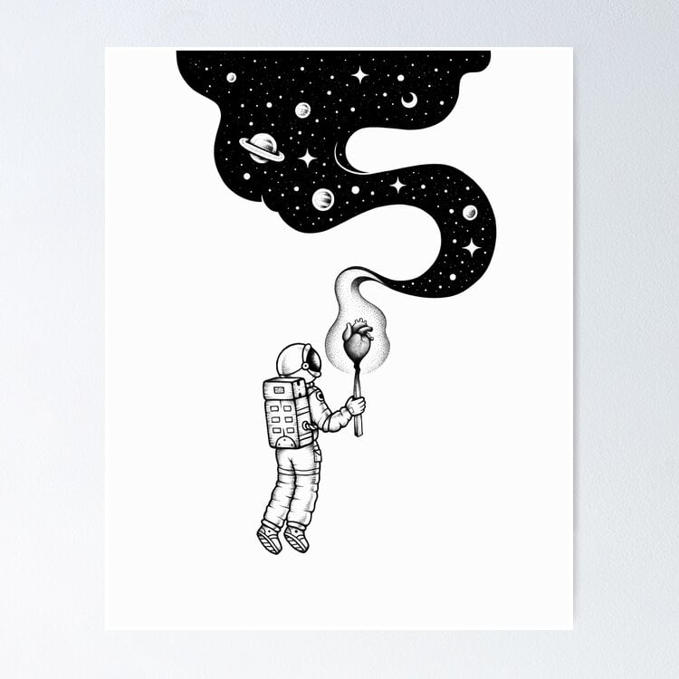 POSTER Burning aspiration POSTER UNFRAMED, 8x12 - Walmart.com