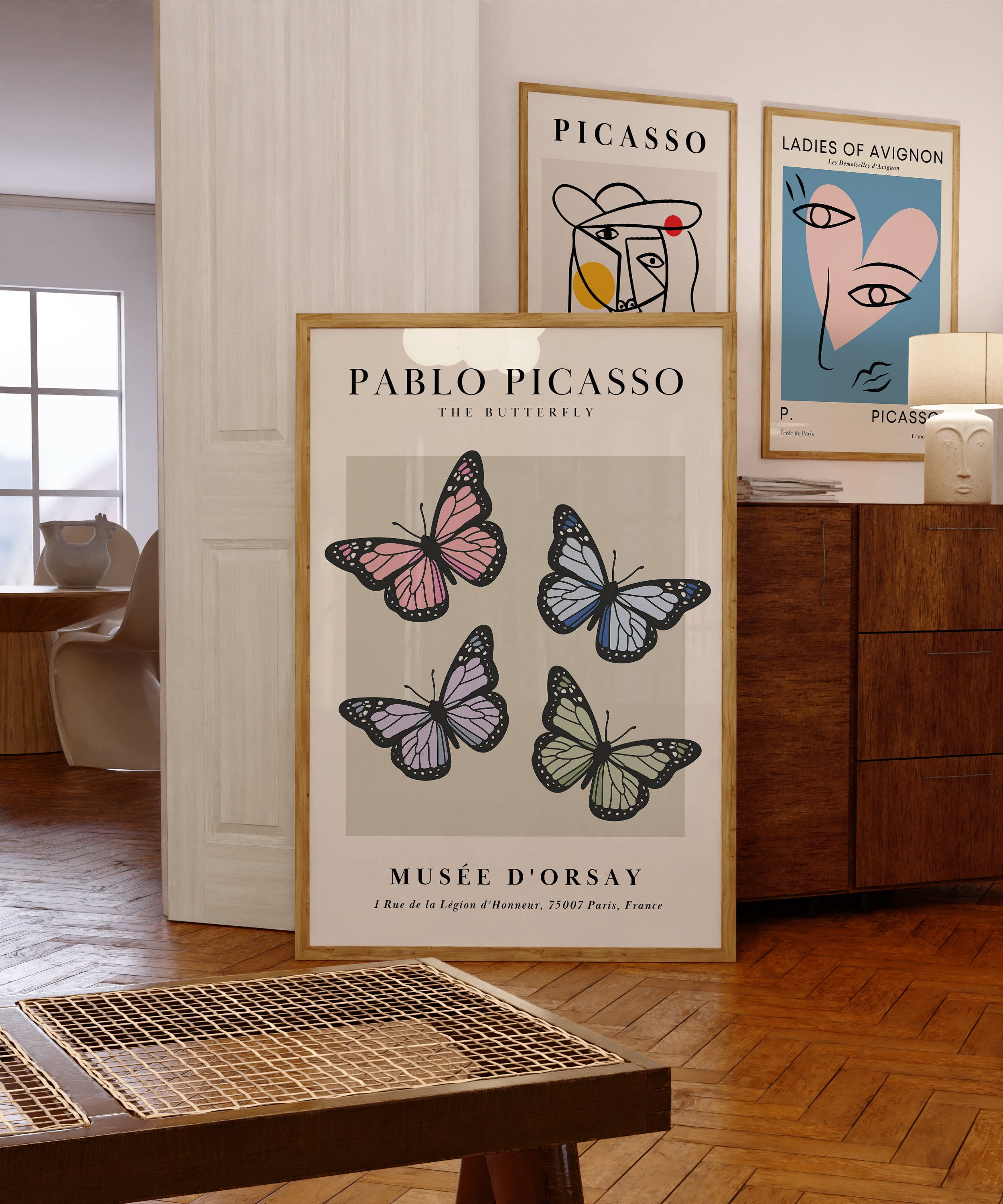 POSTER Butterfly Wall Art Exhibition Poster Pablo Picasso Poster ...