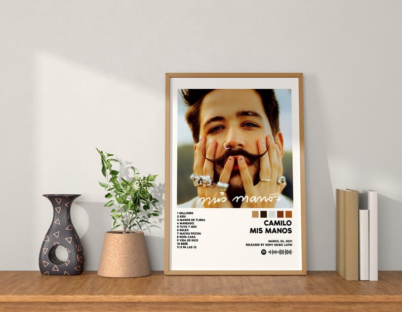 POSTER CAMILO / Mis Manos / Imprimible , portada del álbum, poster ...