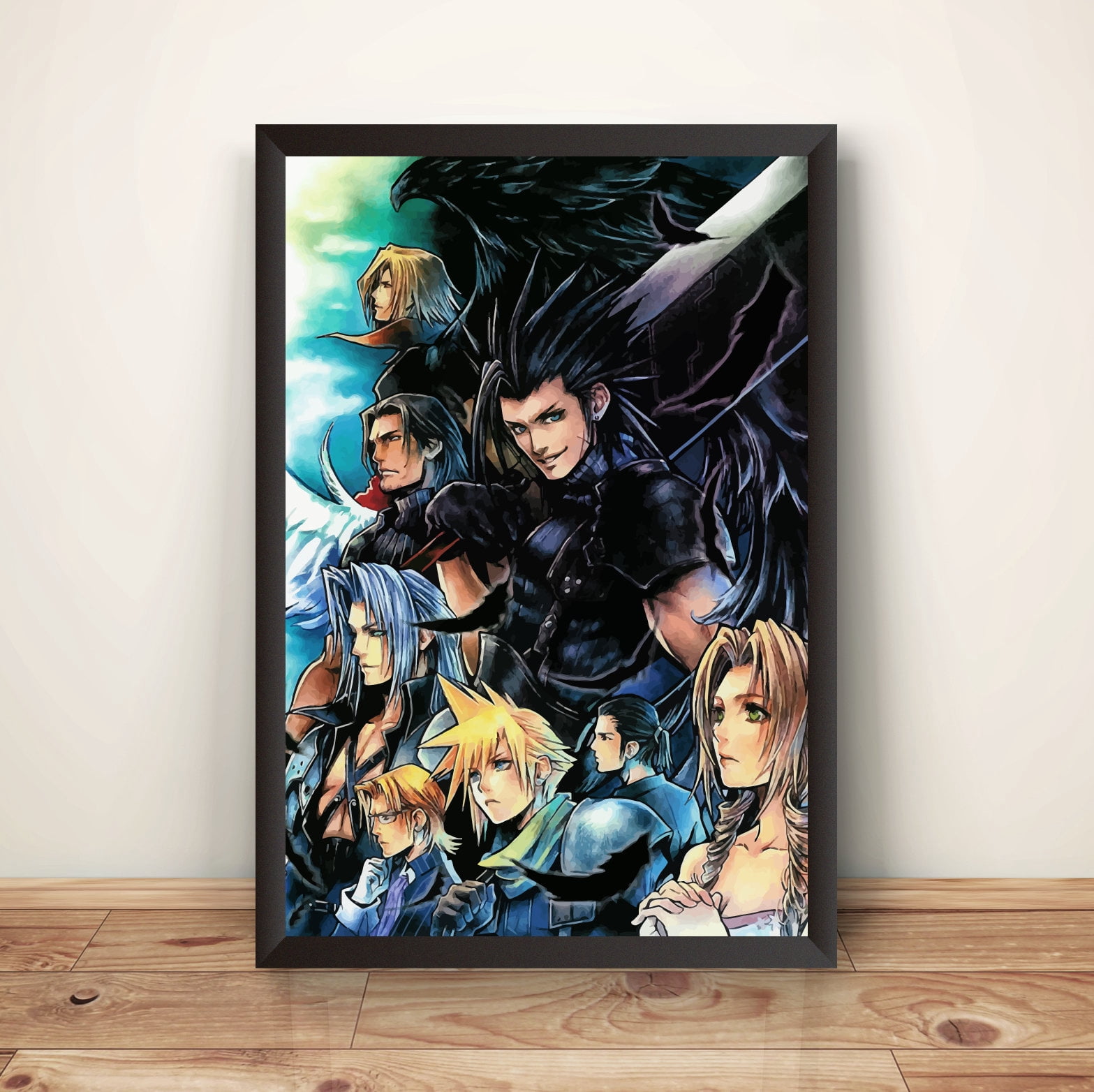POSTER CC FF7 VII Cast V2 Premium Poster-UNFRAMED - Walmart.com