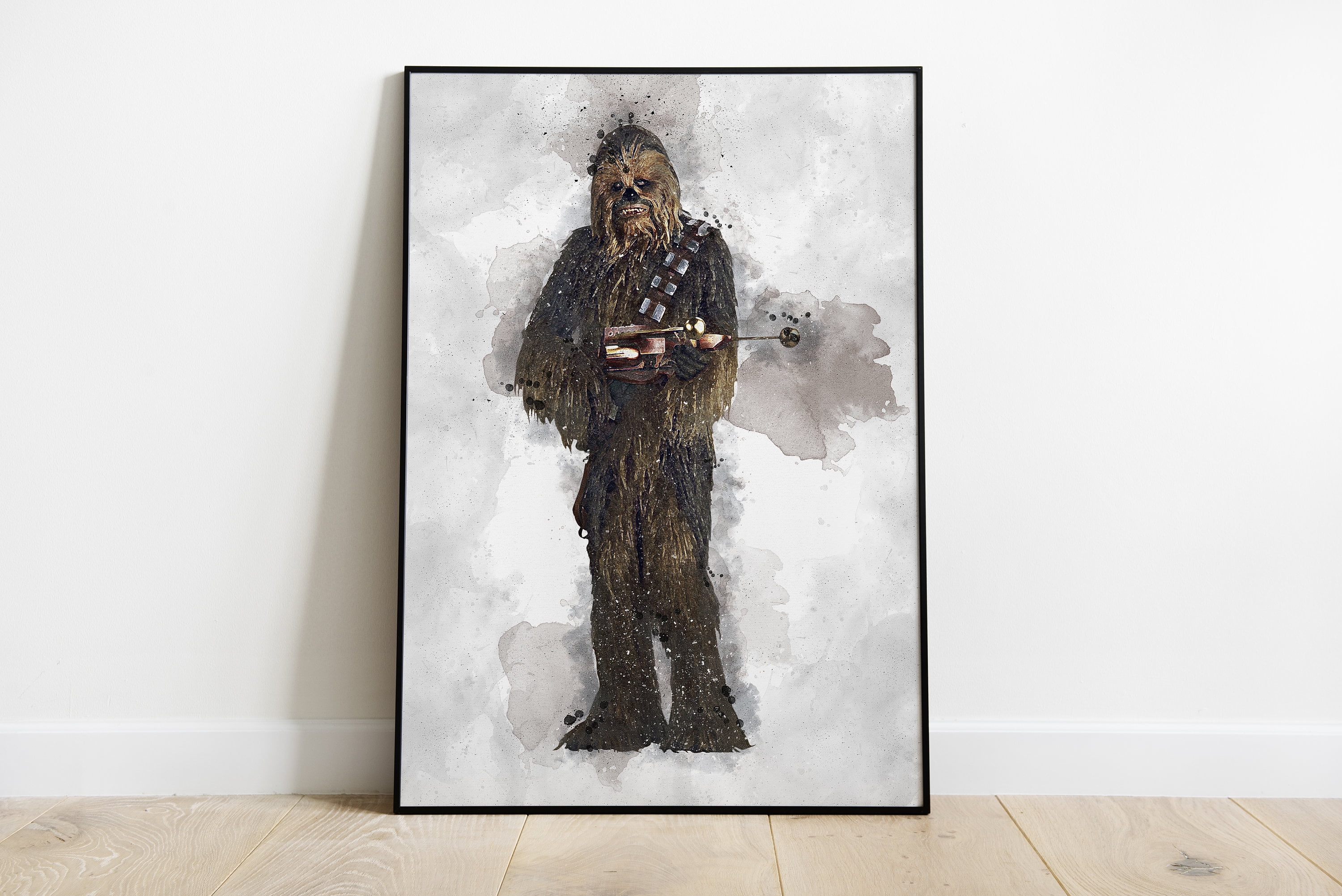 POSTER CHEWBACCA POSTER - Star Wars Poster - Wookiee Poster - Star Wars ...